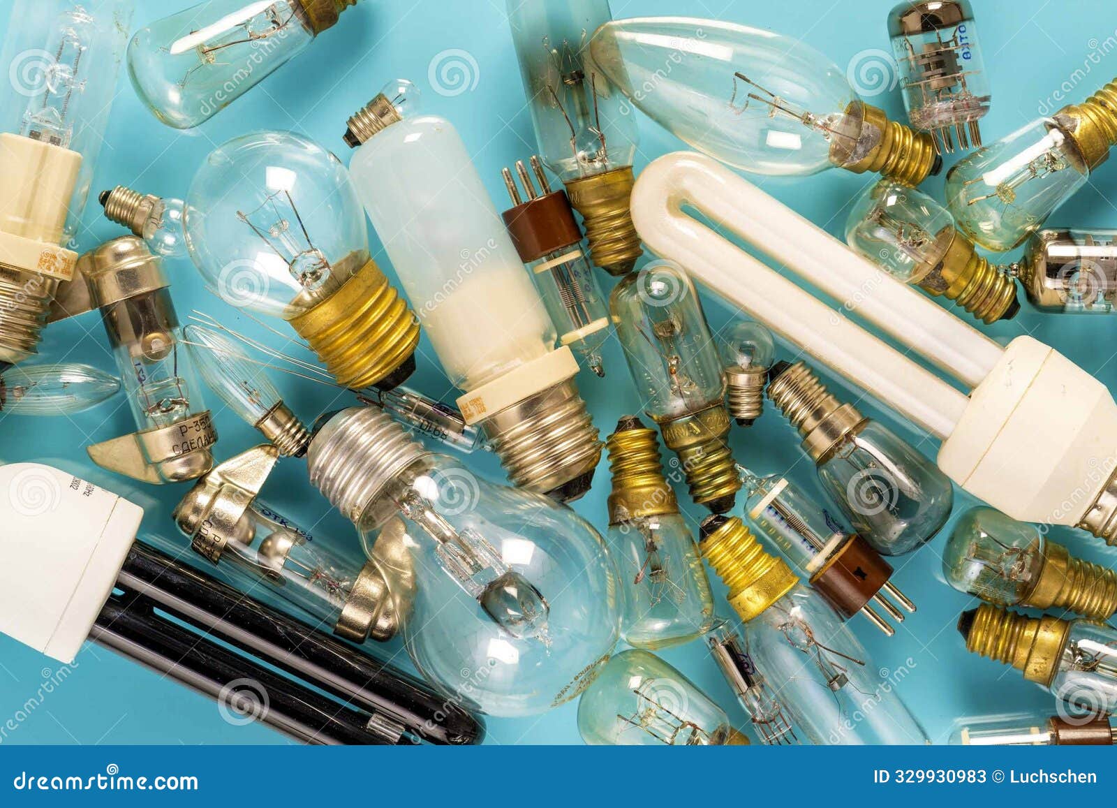 Assorted Light Bulbs stock image. Image of background - 329930983