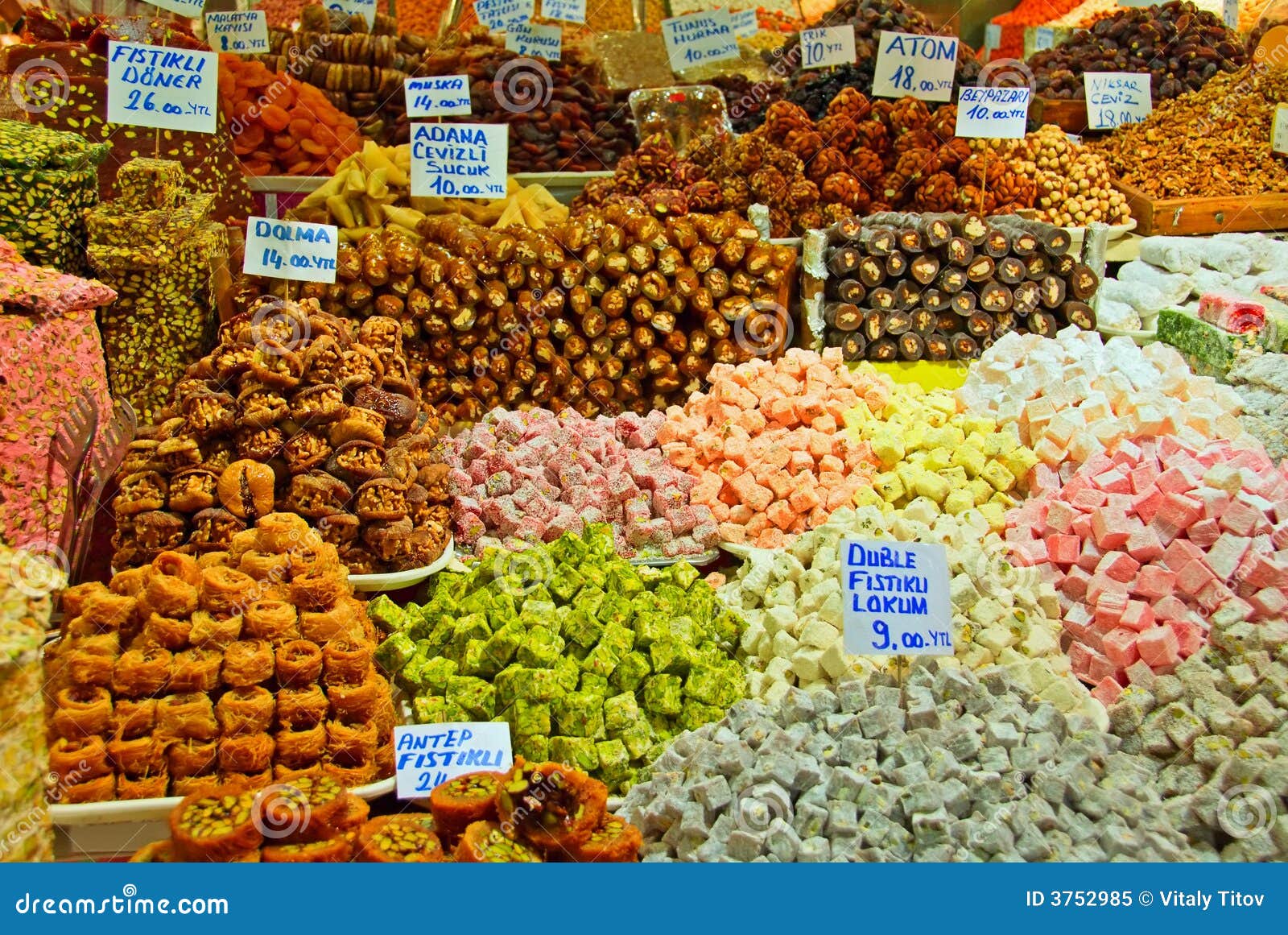 Assorted Lukum stock image. Image of lukum, sugar, spice - 3752985