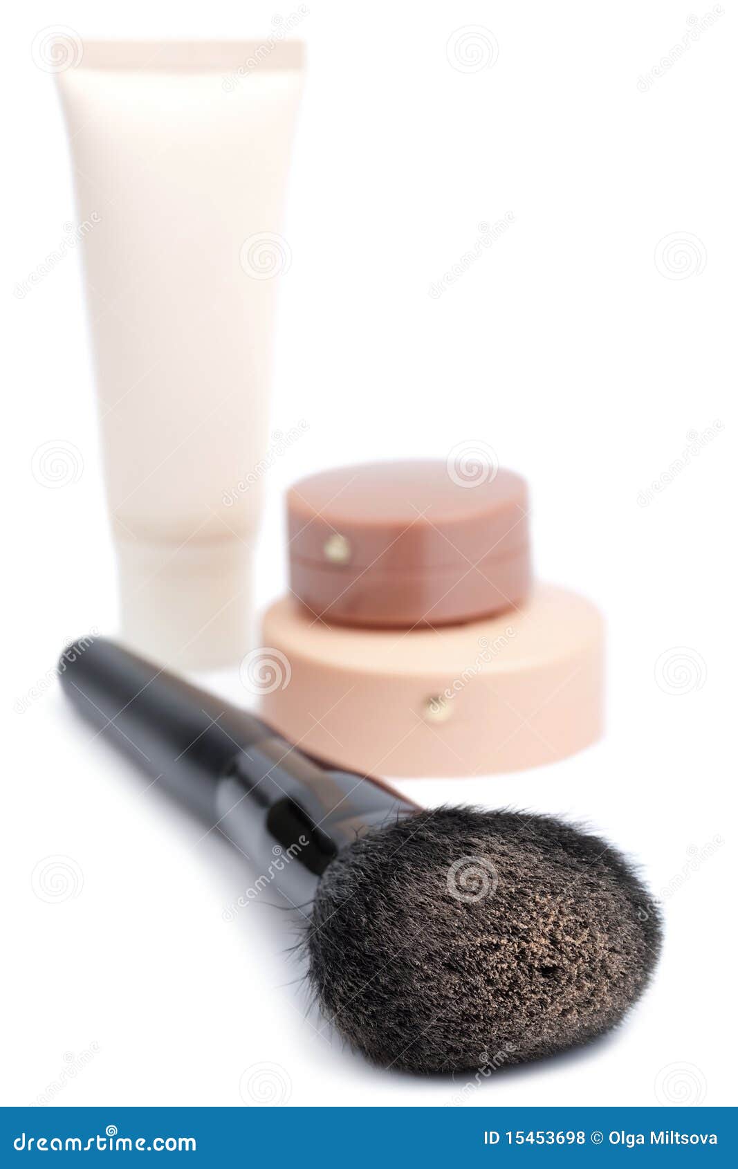 Assorted makeup isolated stock photo. Image of complexion - 15453698