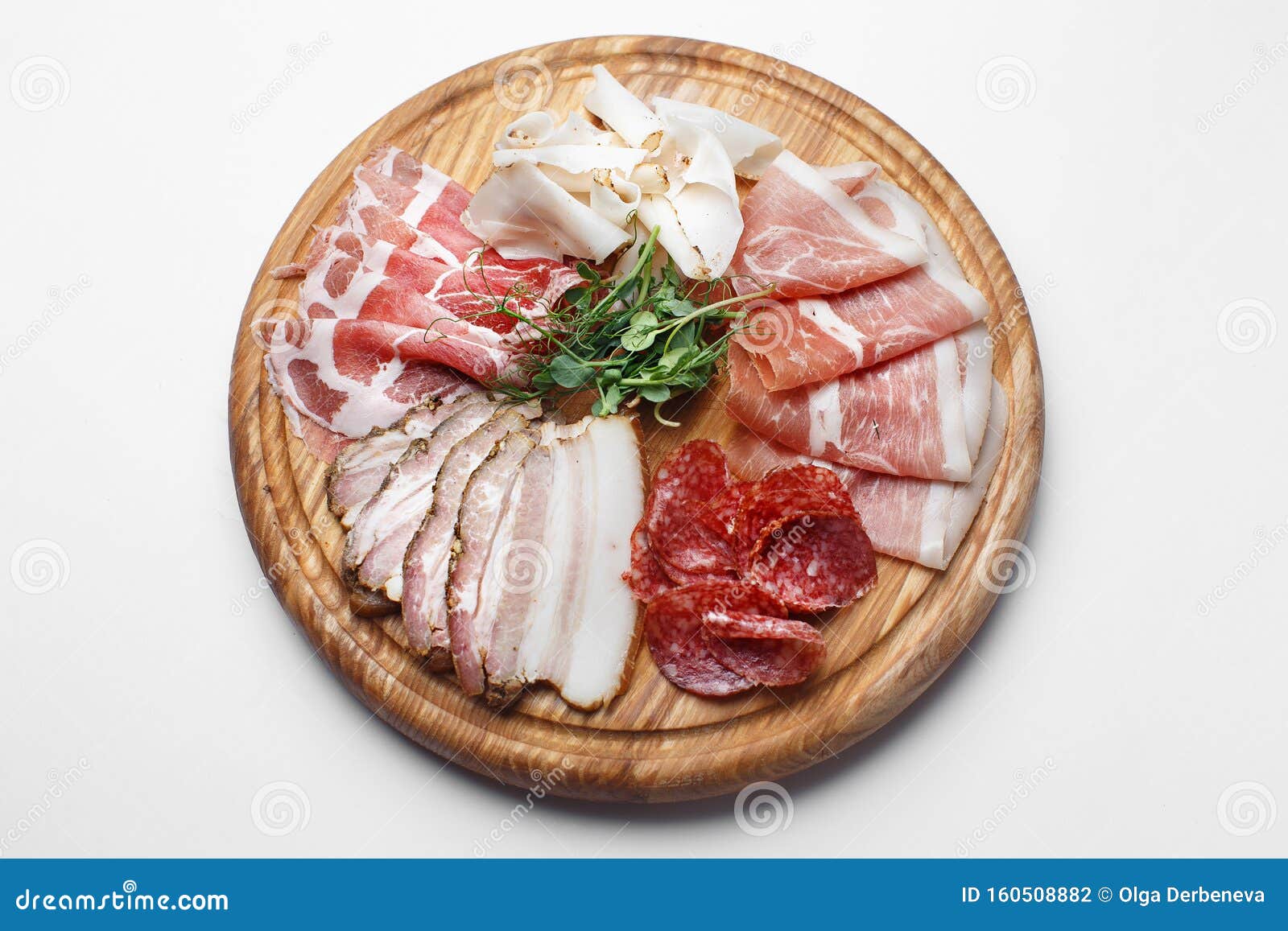Assorted Meat on White Background Stock Photo - Image of chicken ...
