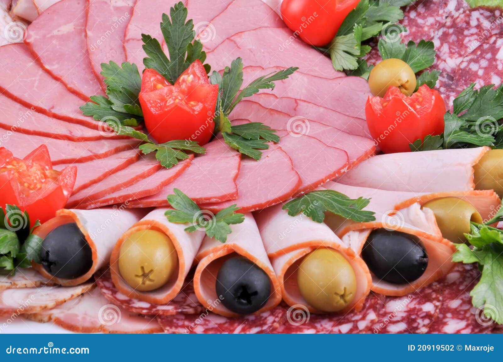 Assorted meats stock photo. Image of cucumber, pork, meat - 20919502
