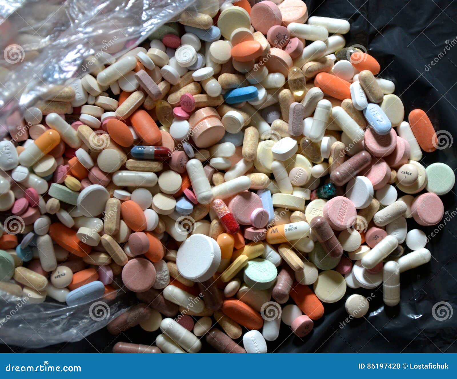 Assorted Medication editorial image. Image of pills, medicine - 86197420