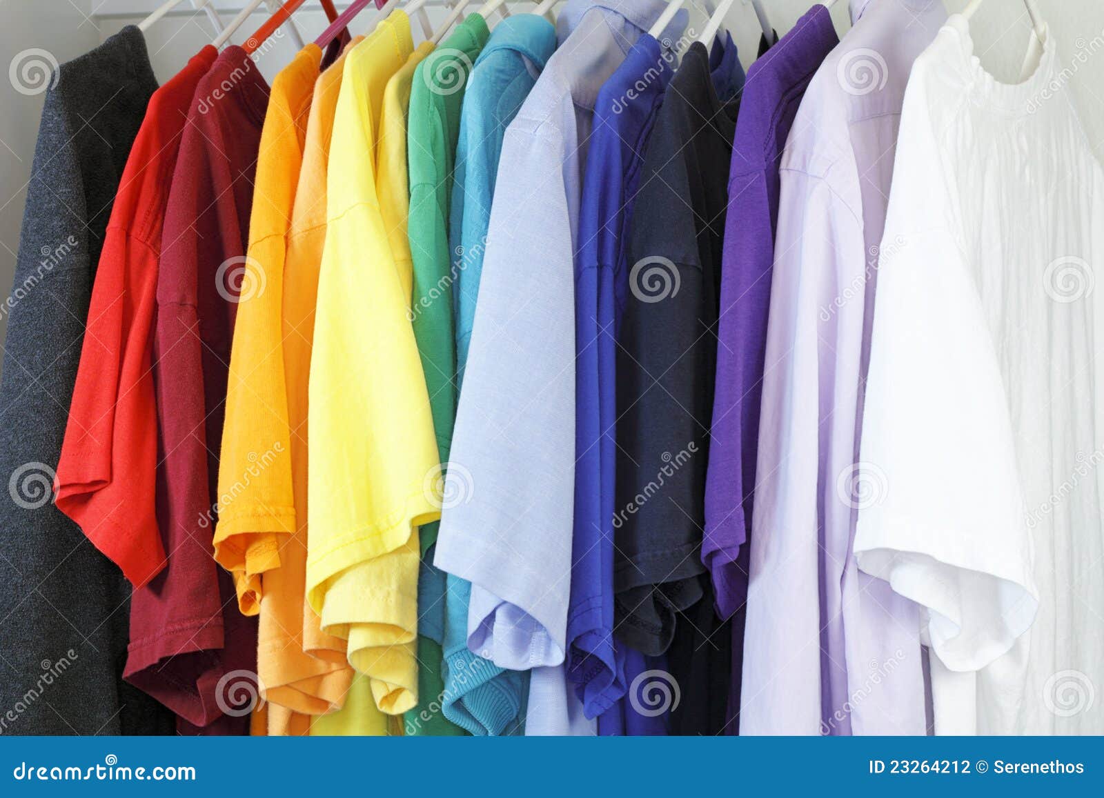Assorted Mens Shirts stock photo. Image of closeup, cotton - 23264212
