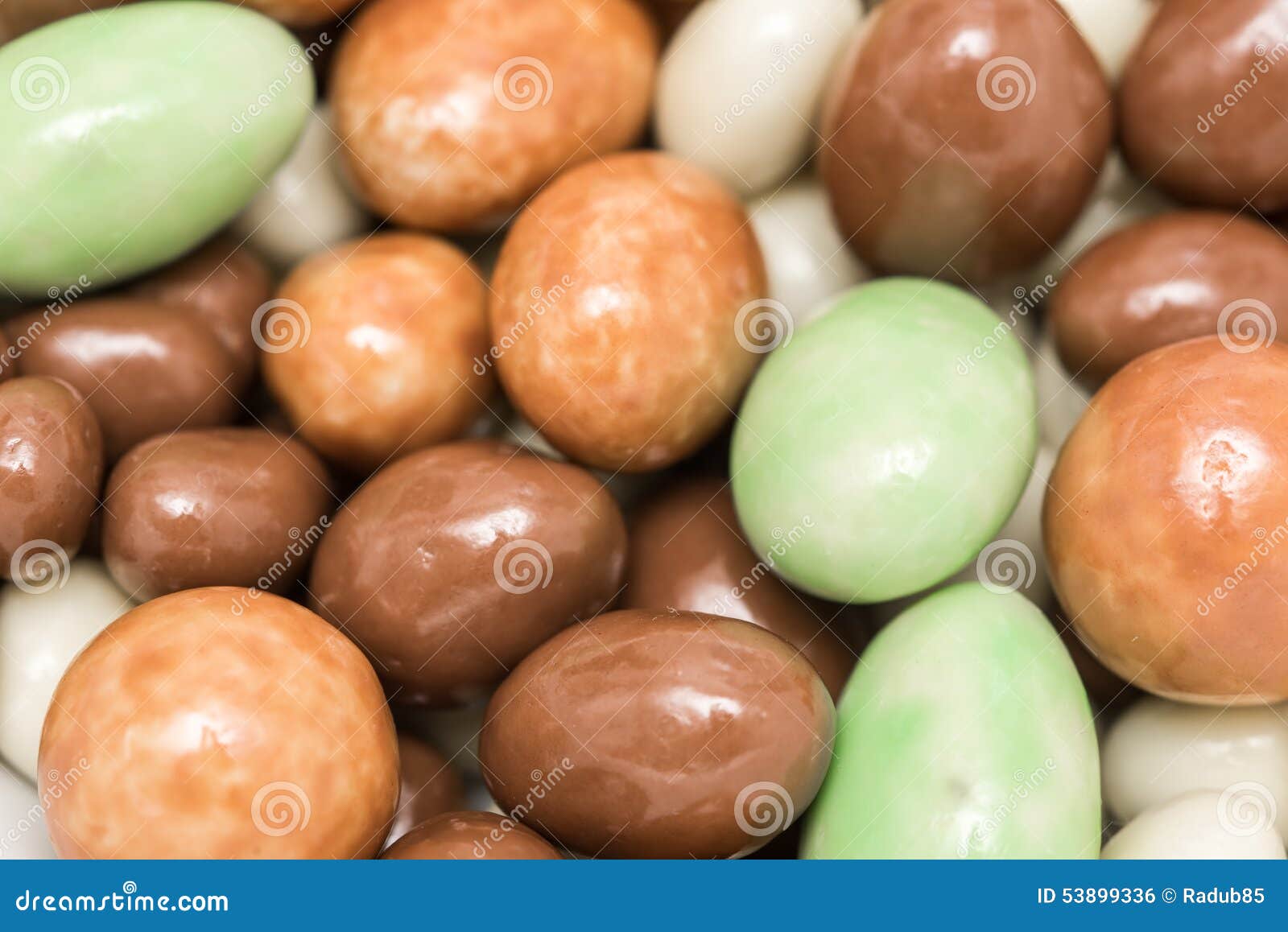 Assorted Milk Round Chocolate Sweets Stock Photo - Image of candy, ball ...
