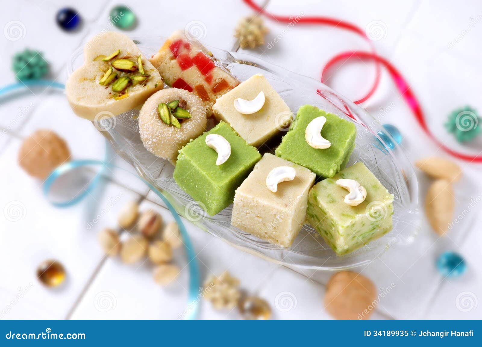 Assorted Milk Solid Sweets stock image. Image of diet - 34189935