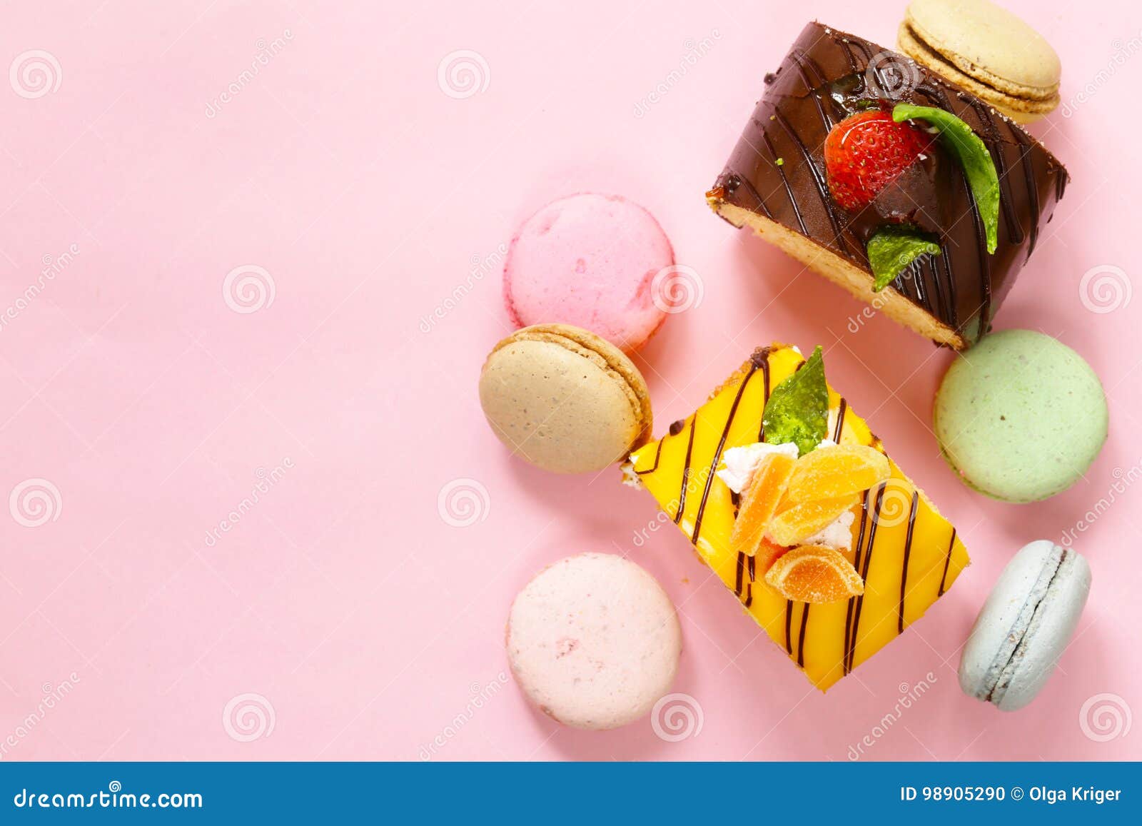 Assorted Mini Cakes Sweet Dessert Stock Photo - Image of white, gourmet ...