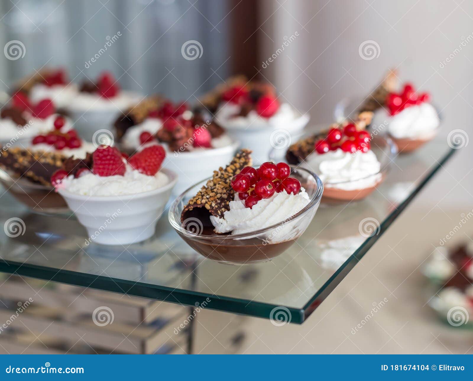 Assorted Mini Dessert and Cake Stock Photo - Image of berries, cake ...