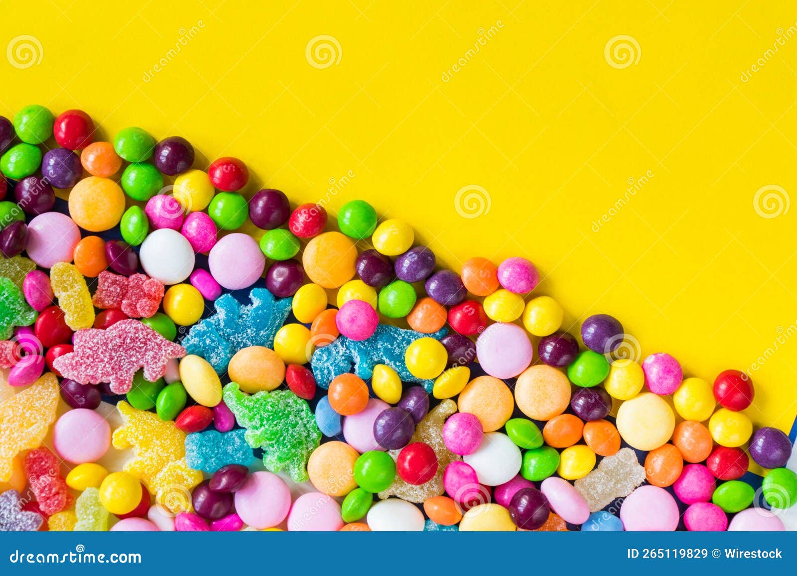Assorted Mix of Various Colorful Candies and Jellies Stock Image ...