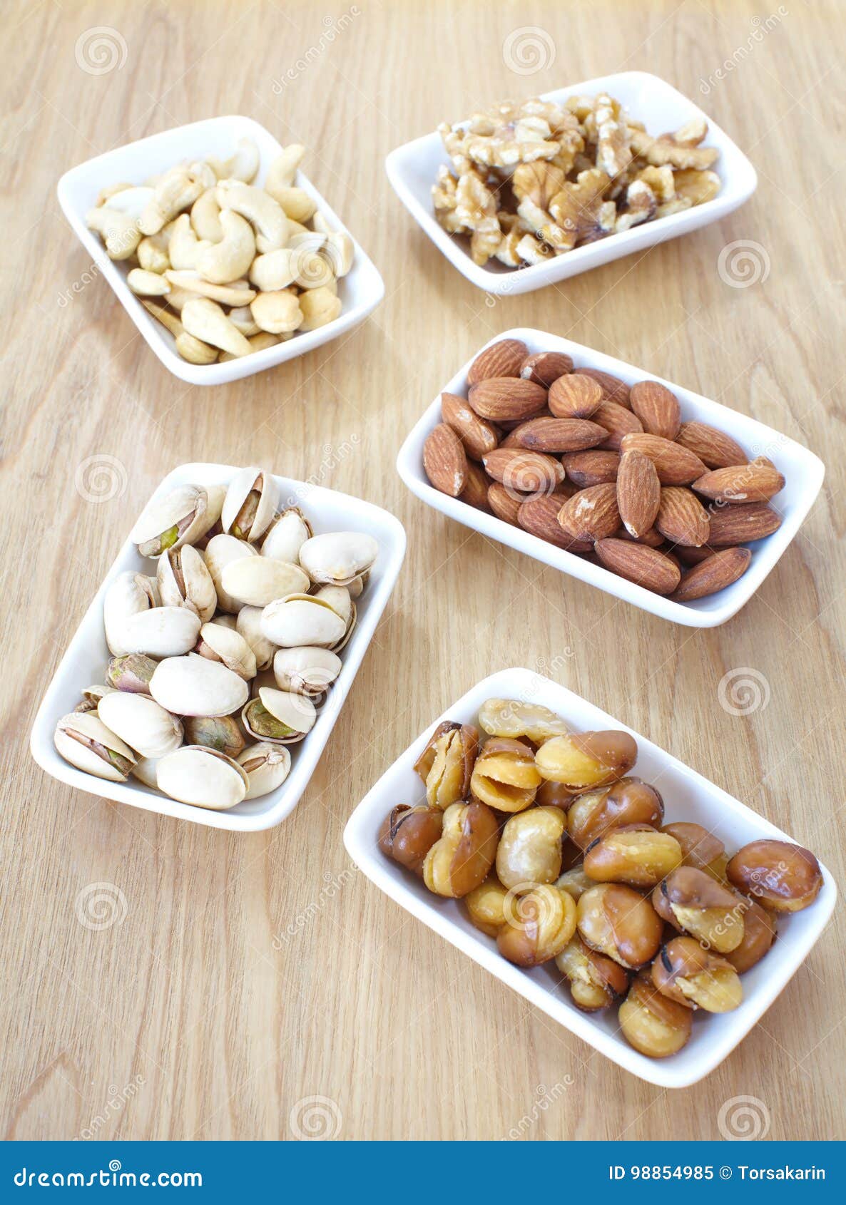 Assorted mixed nuts stock image. Image of nuts, assorted - 98854985