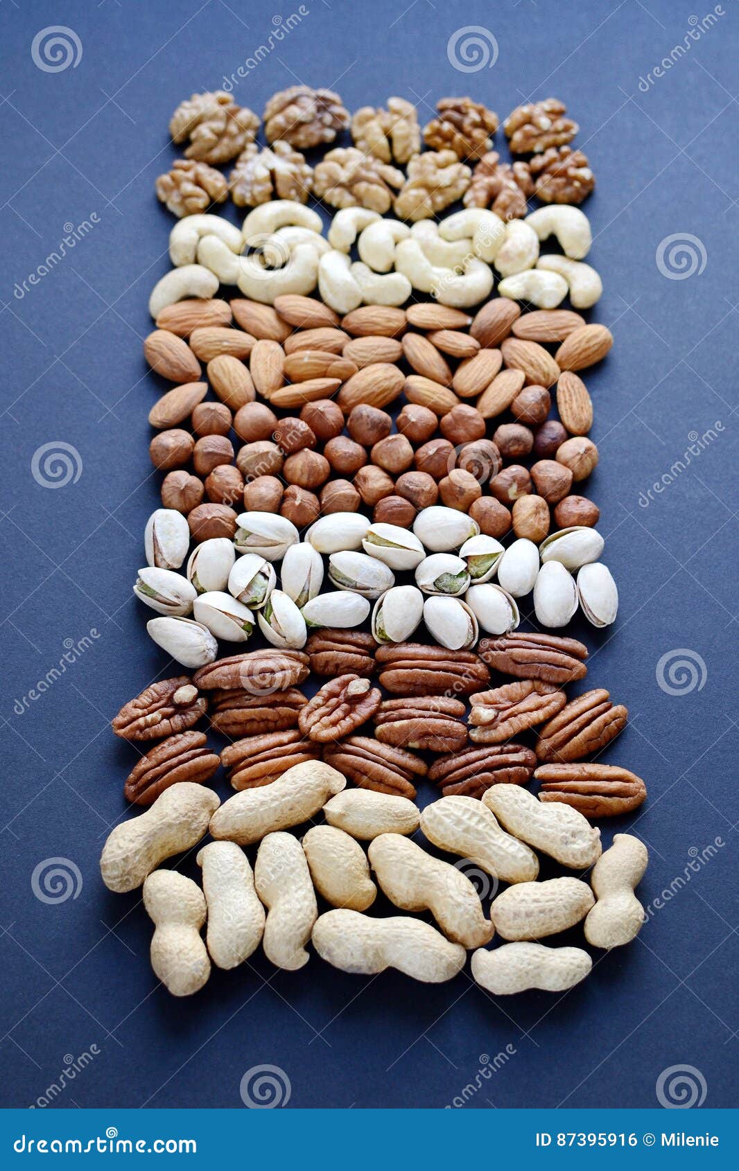 Assorted mixed nuts stock photo. Image of diet, healthy - 87395916