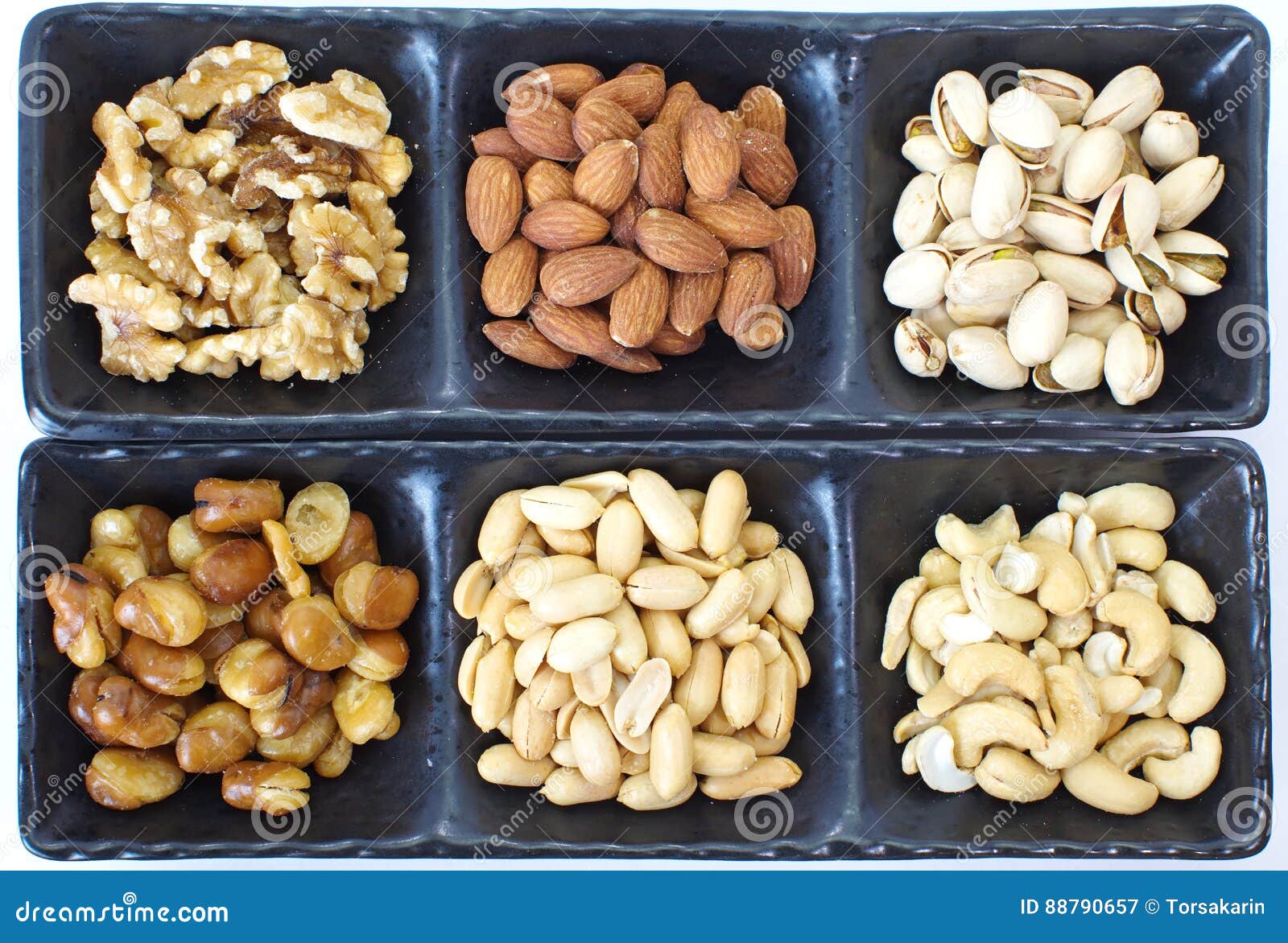 Assorted mixed nuts stock image. Image of dried, natural - 88790657