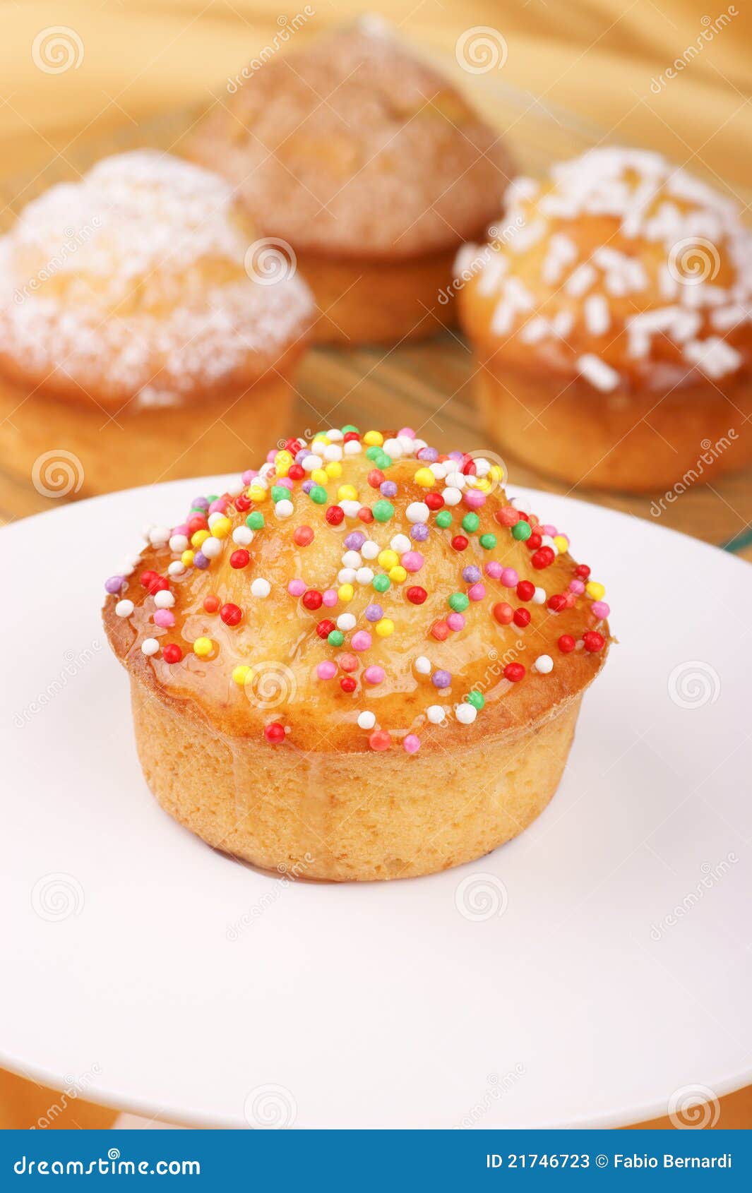 Assorted muffins stock image. Image of icing, pastry - 21746723
