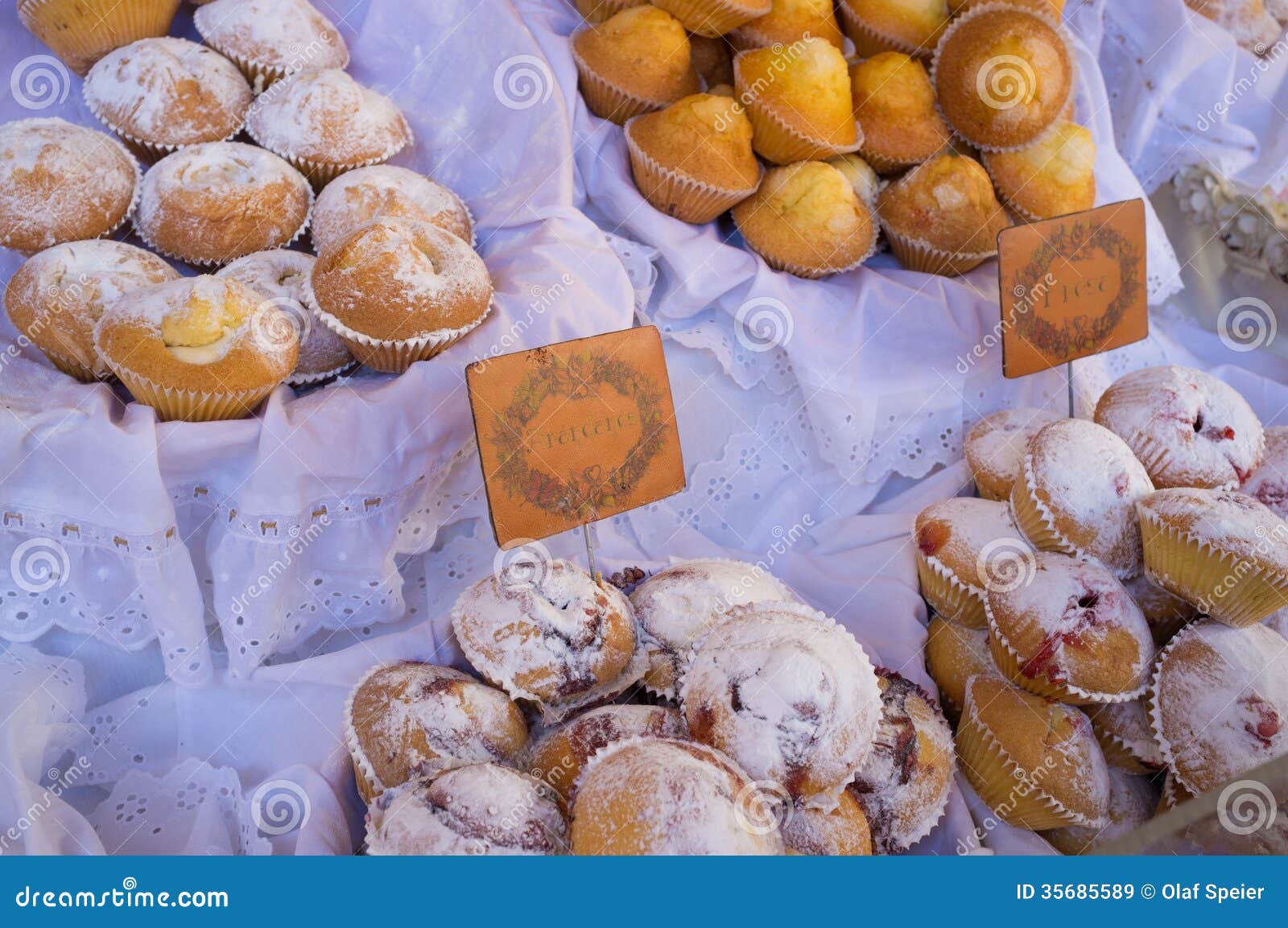 Assorted muffins stock image. Image of traditional, horizontal - 35685589