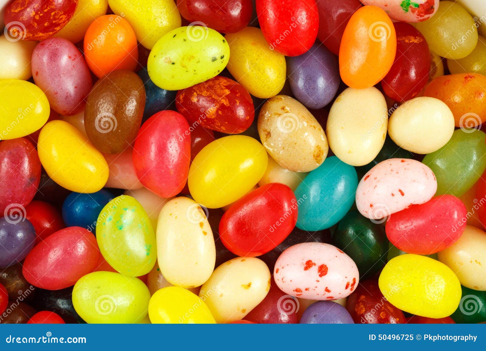 Assorted Multicolored Jelly Beans Stock Image - Image of colors, small ...