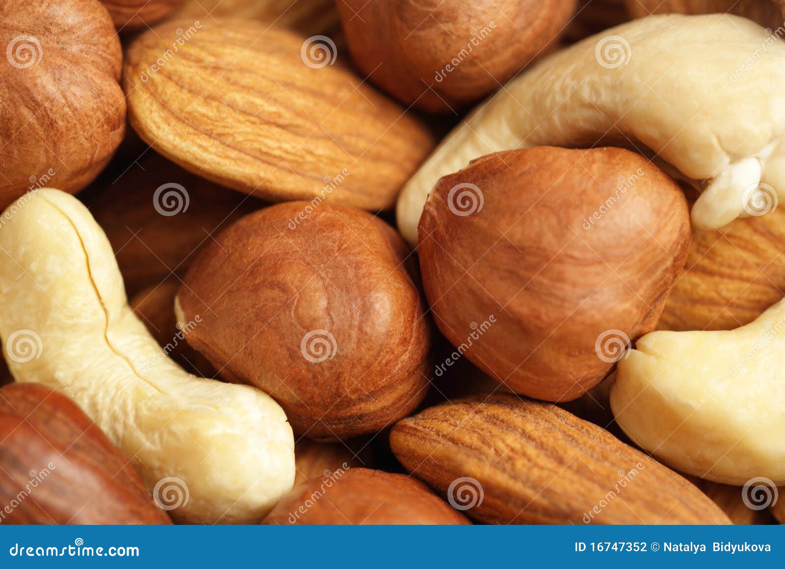 Assorted nuts stock photo. Image of peeled, textured - 16747352