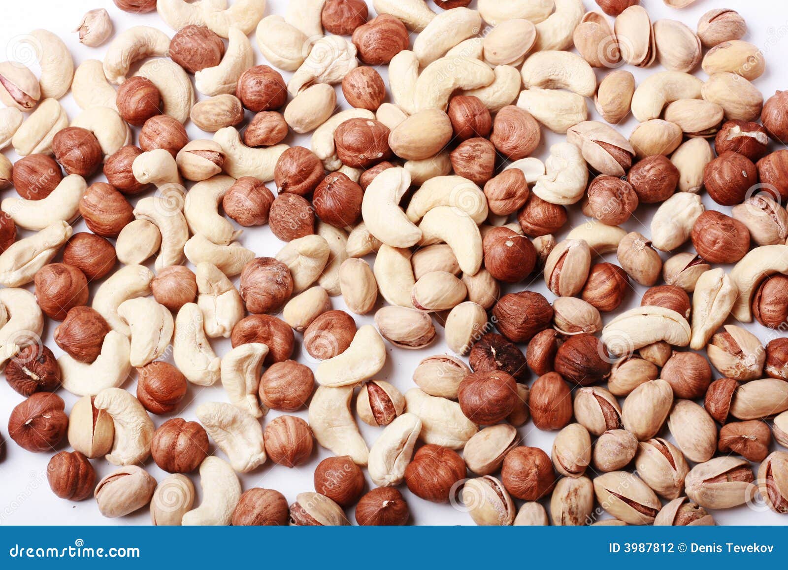 Assorted nuts stock photo. Image of isolated, healthcare - 3987812
