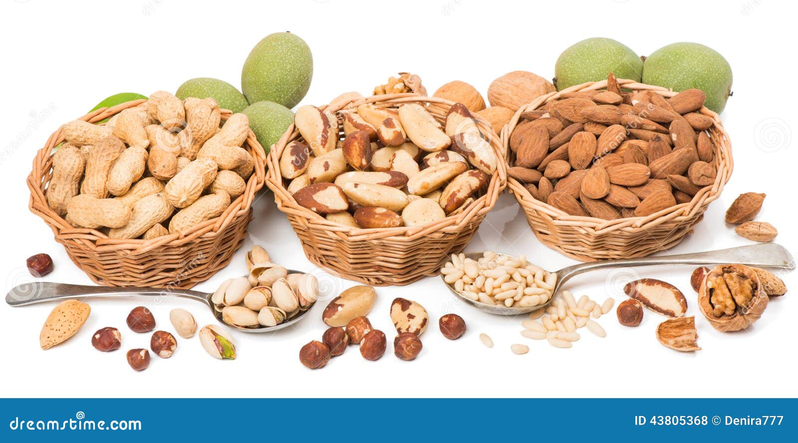 Assorted nuts stock photo. Image of closeup, peanut, cashews - 43805368