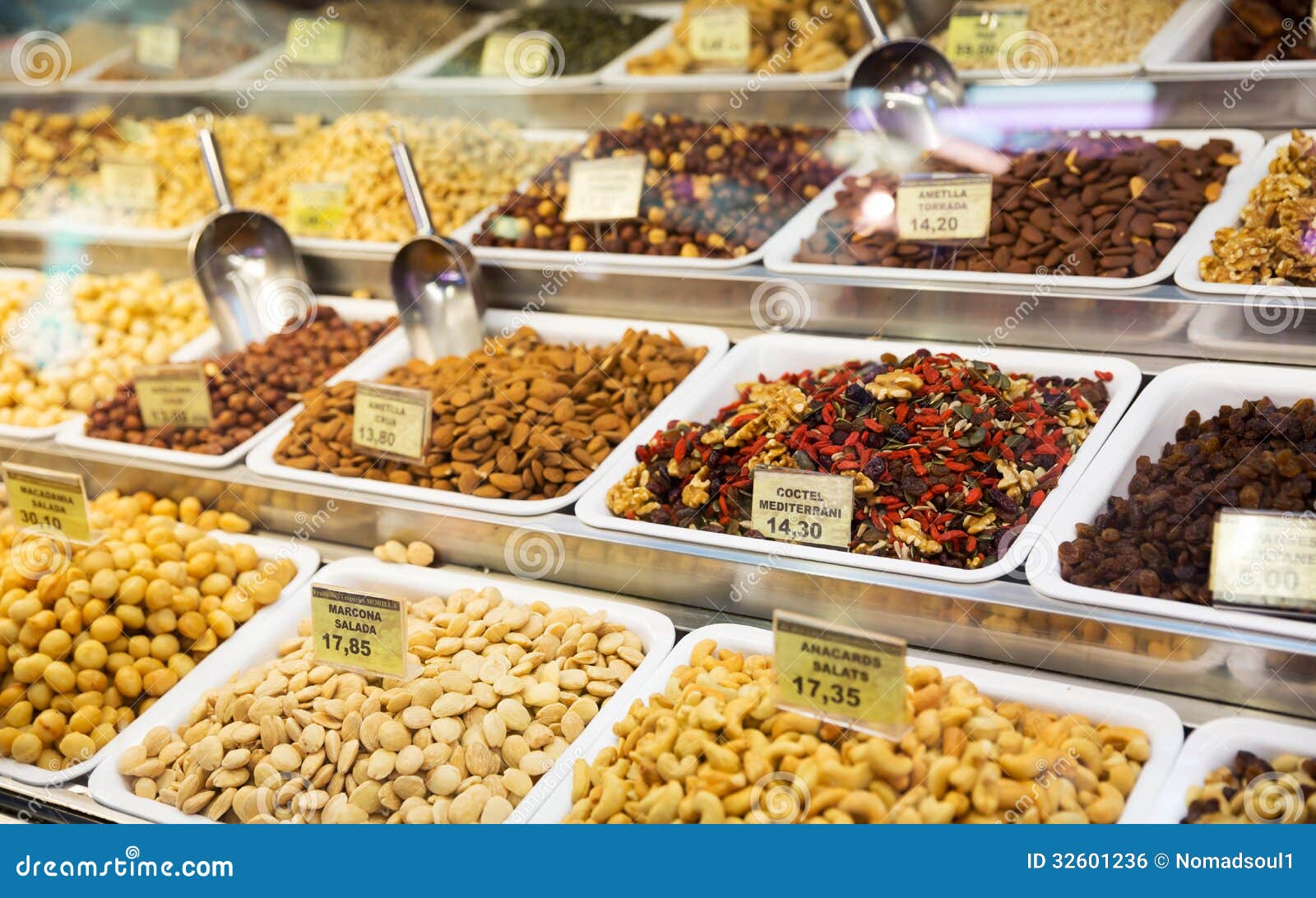 Assorted nuts stock photo. Image of shop, snack, selling - 32601236