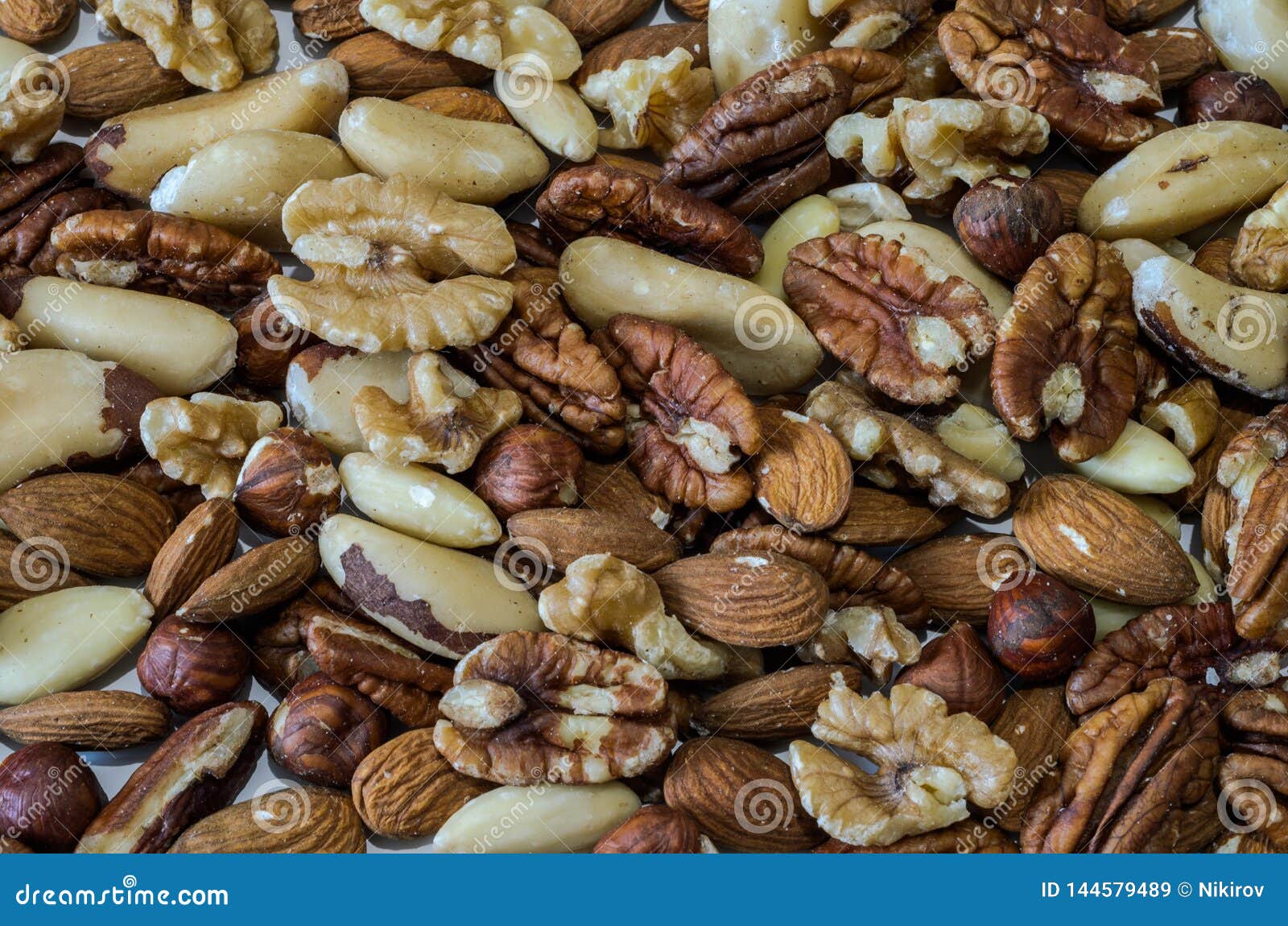 Assorted Nuts: Peanuts, Hazelnuts, Walnuts and Other Stock Image ...