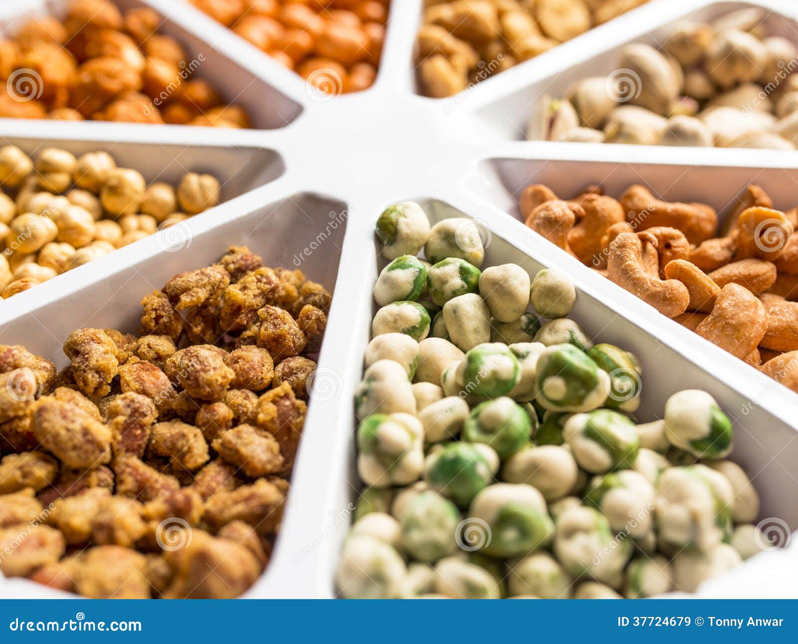 Assorted Nuts stock image. Image of seasoned, variety - 37724679