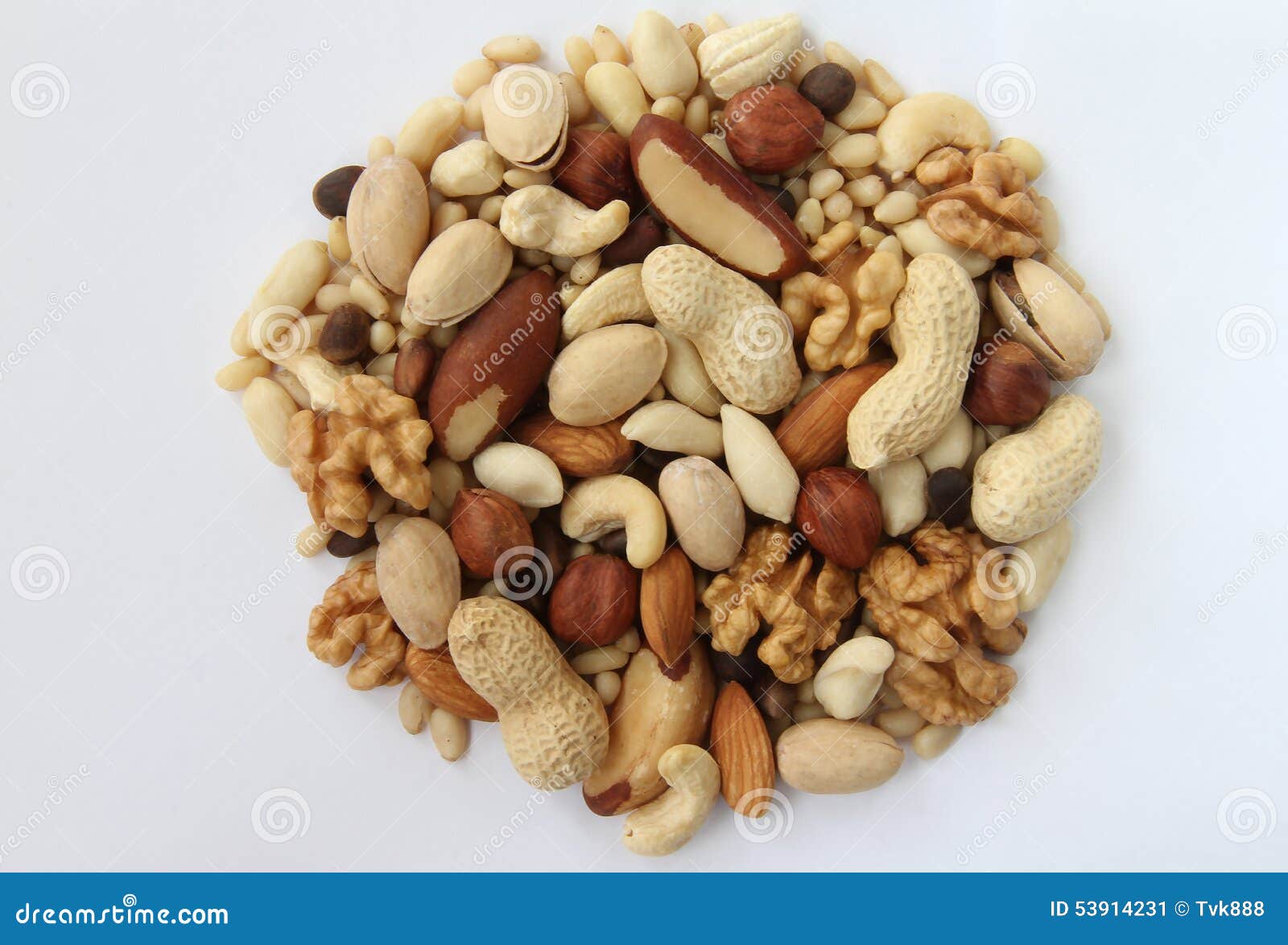 Assorted nuts stock image. Image of protein, vegetarian - 53914231