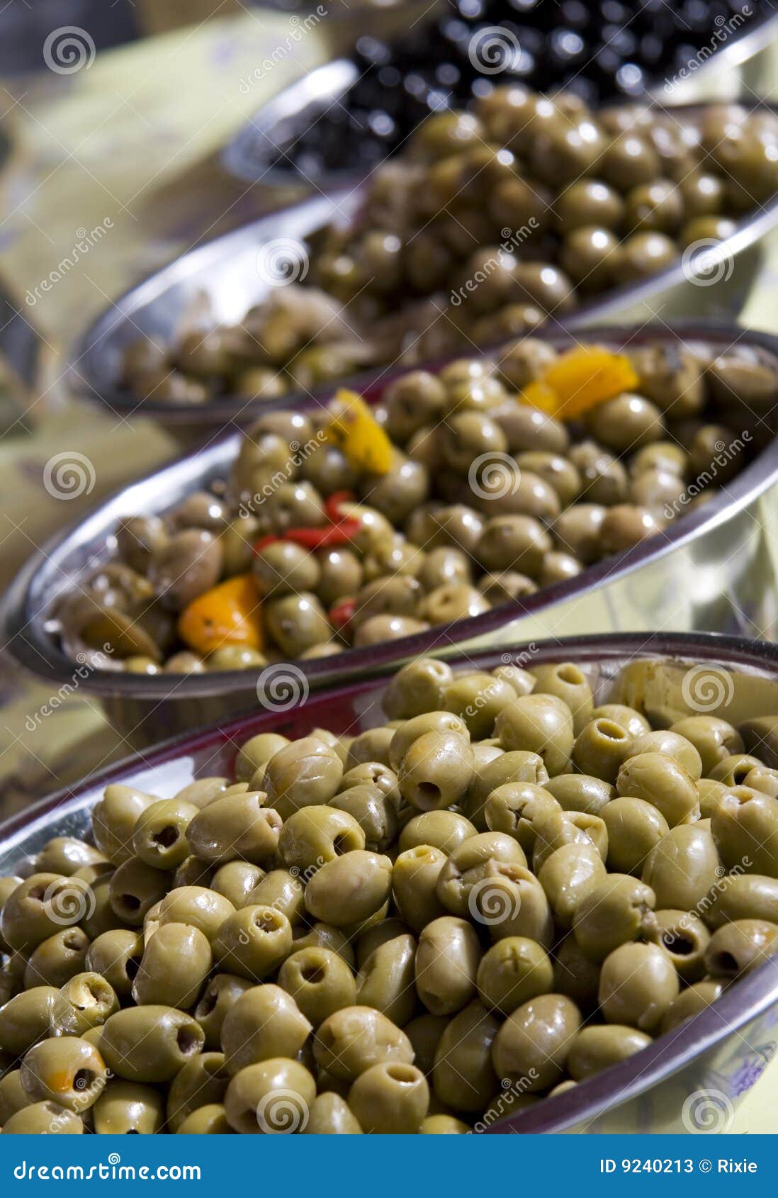 Assorted olives stock image. Image of greek, dish, food - 9240213