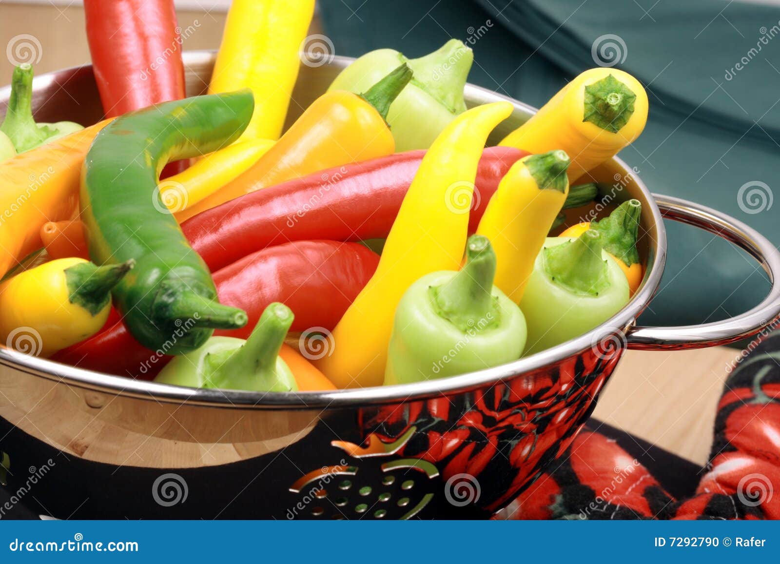 Assorted organic peppers stock photo. Image of seeds, culinary - 7292790