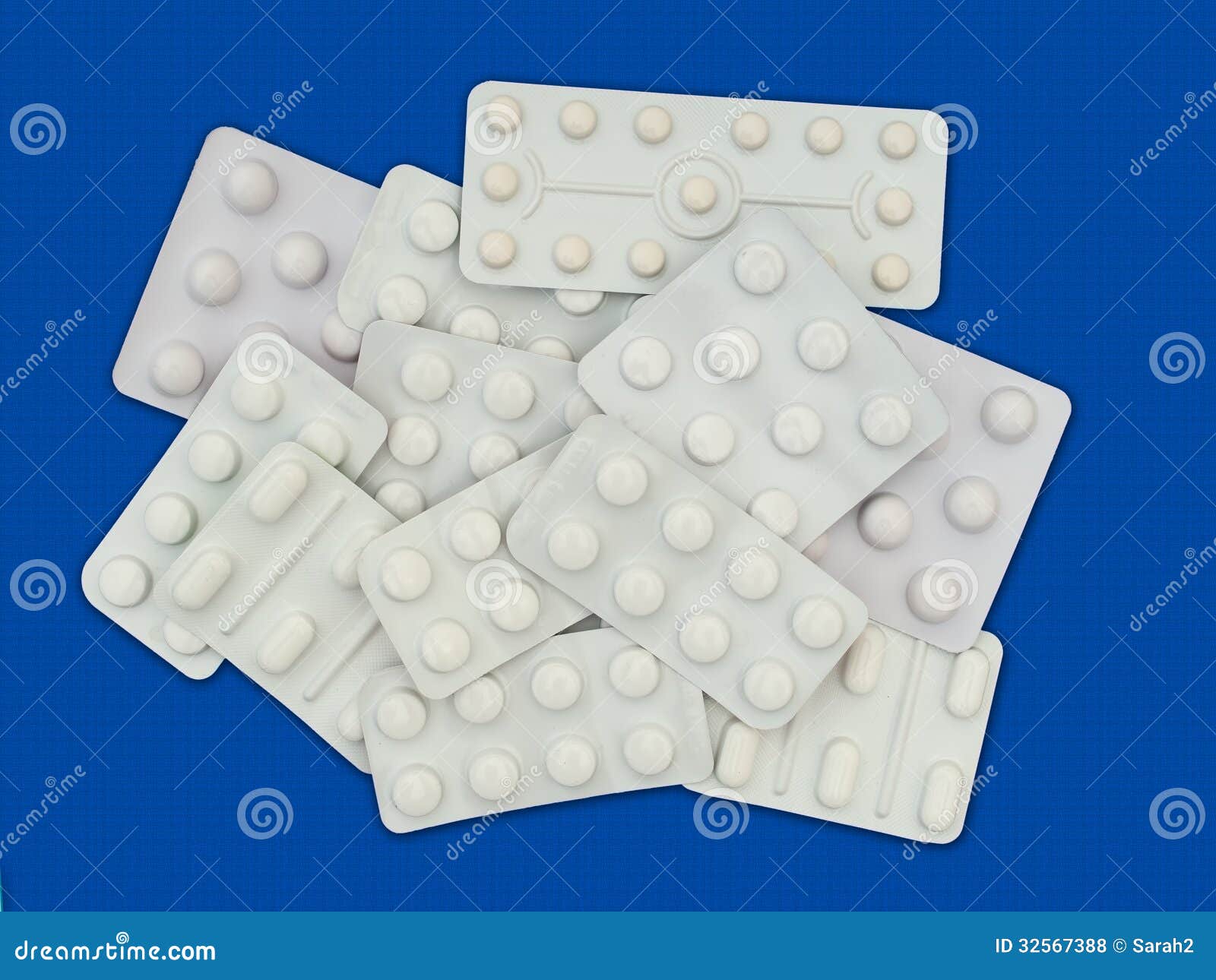 Assorted packets of pills stock photo. Image of assorted - 32567388