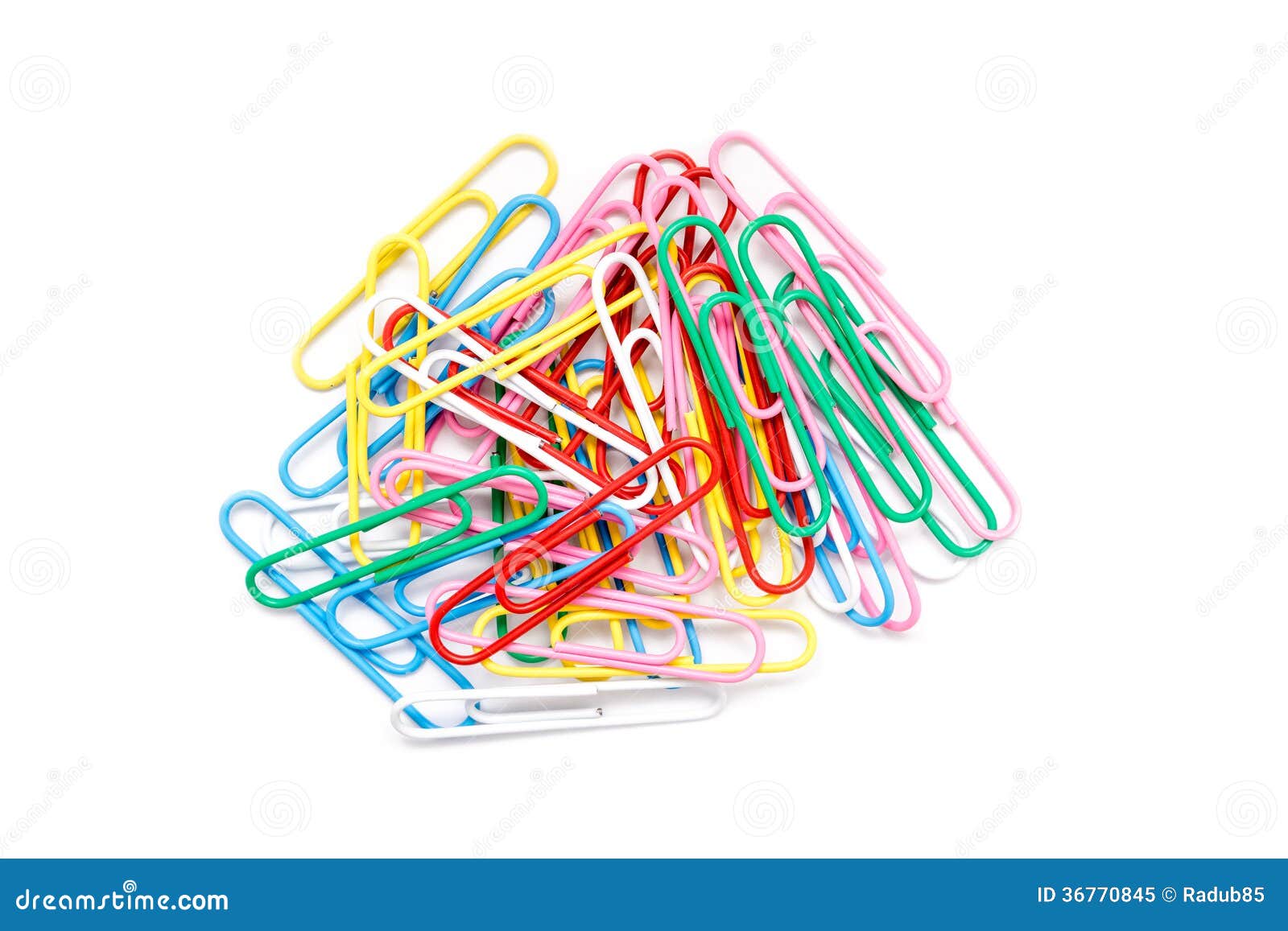 Assorted Paper Clips stock image. Image of clamp, design - 36770845