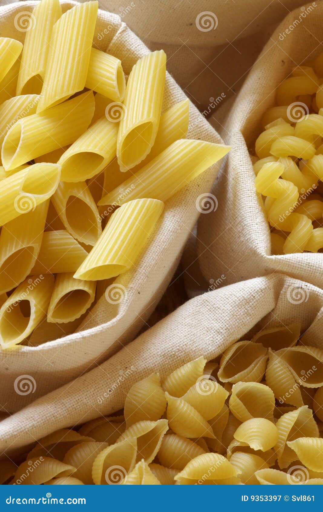Assorted pasta stock image. Image of shaped, natural, italian - 9353397
