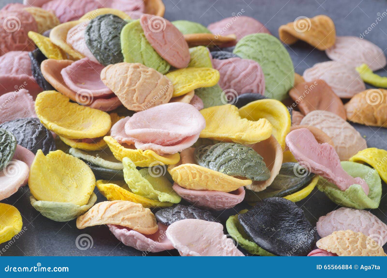 Assorted pasta shells stock photo. Image of dinner, macro - 65566884