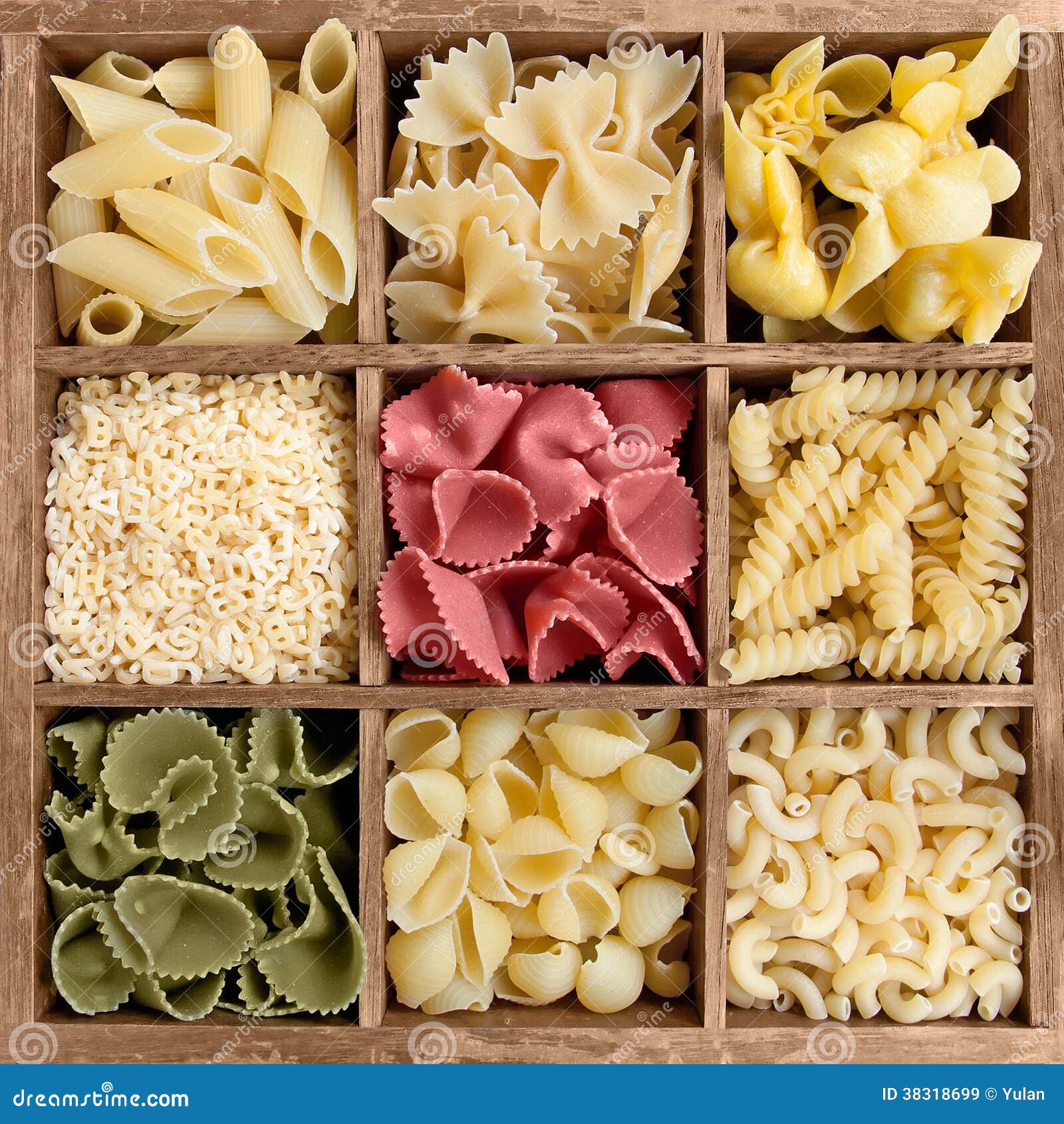 Assorted pasta stock image. Image of assorted, cooking - 38318699