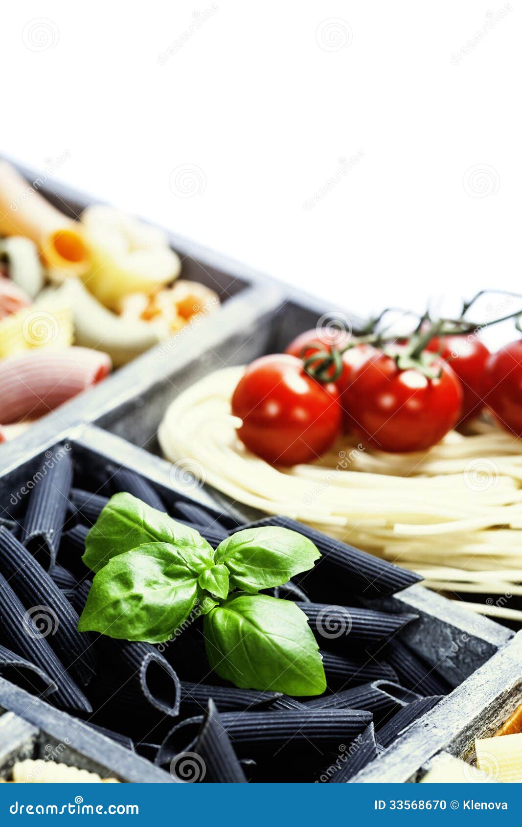 Assorted pastas stock photo. Image of tank, restaurant - 33568670