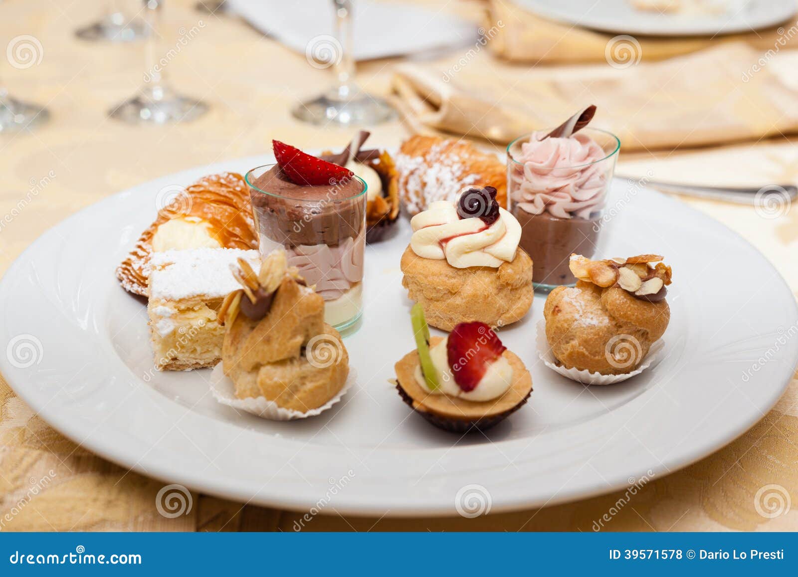 Assorted pastries stock photo. Image of frosted, fresh - 39571578