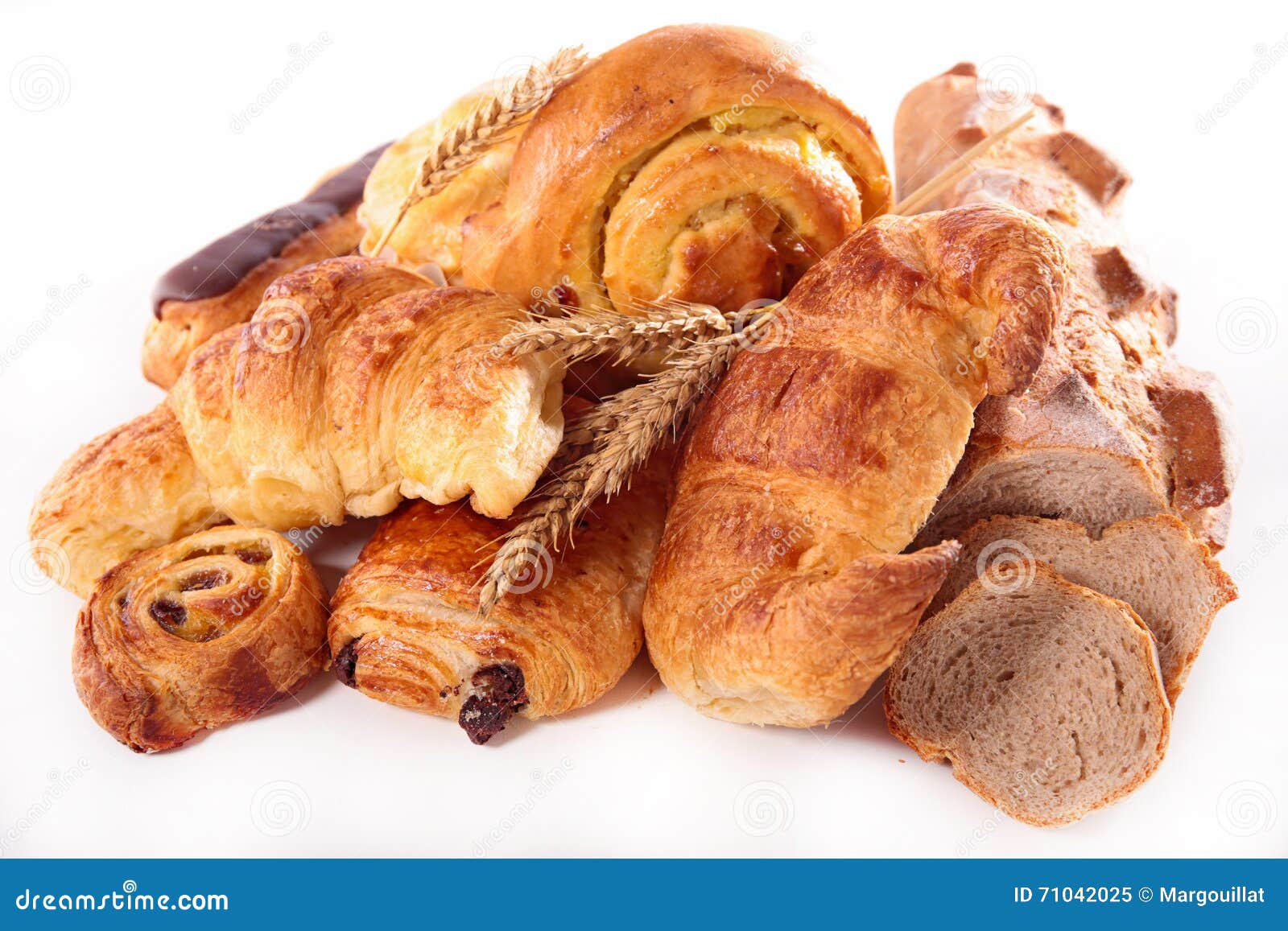 Assorted pastry and bread stock image. Image of rustic - 71042025