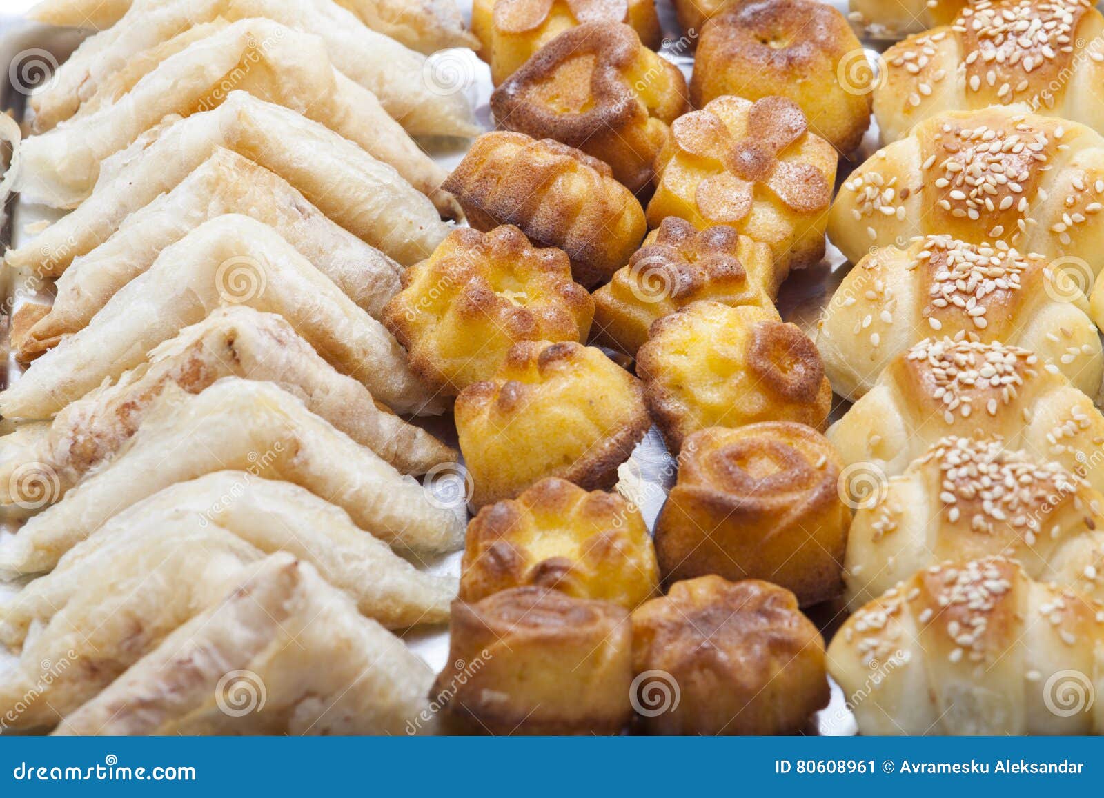 Assorted pastry stock image. Image of delicious, party - 80608961