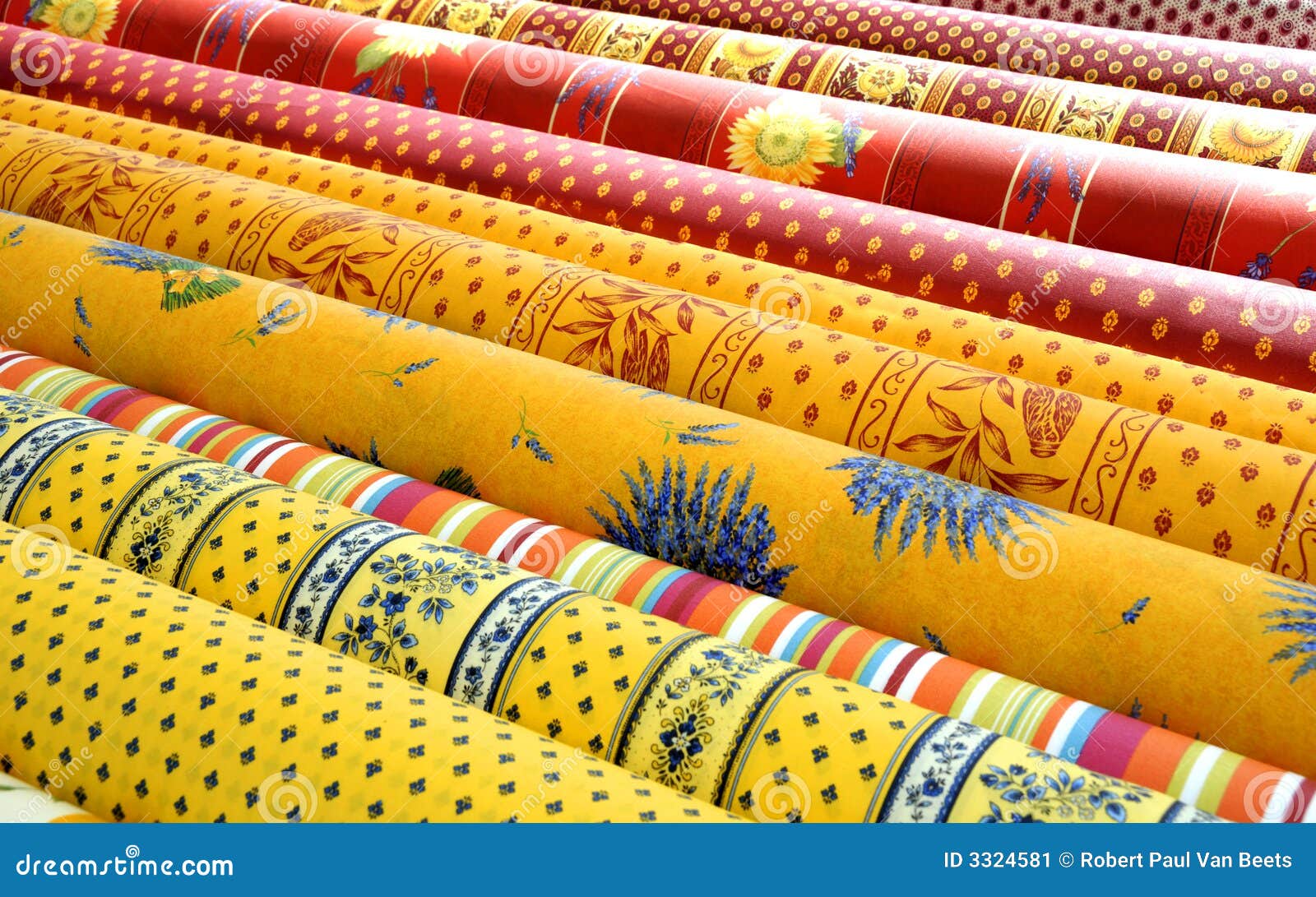 Assorted Patterned Fabric stock image. Image of colored - 3324581