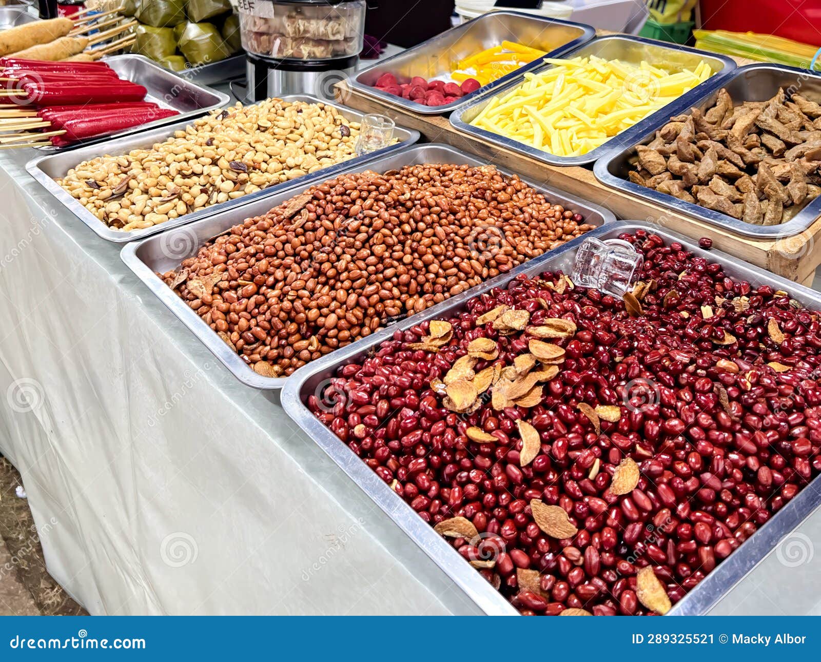 Street Food in the Philippines - Assorted Peanuts Stock Image - Image ...