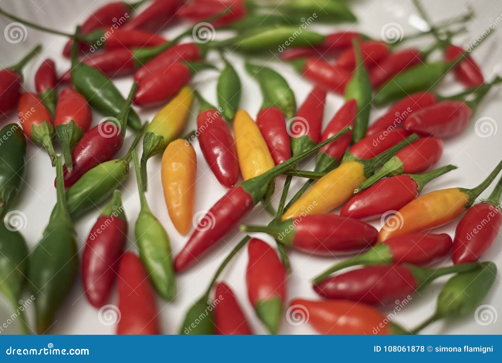 Assorted peppers stock photo. Image of peppers, fiery - 108061878