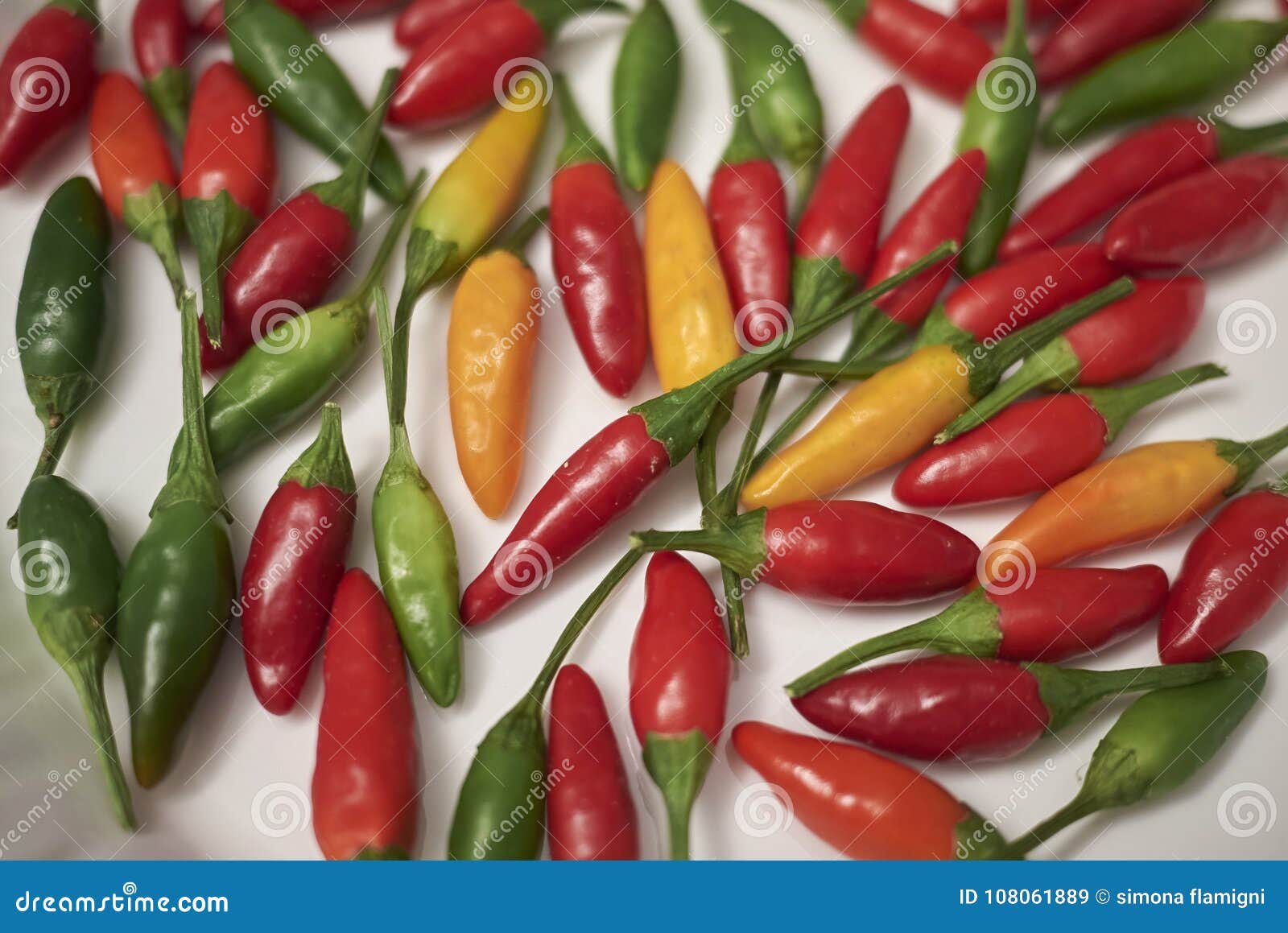 Assorted peppers stock image. Image of vegetarian, fresh - 108061889