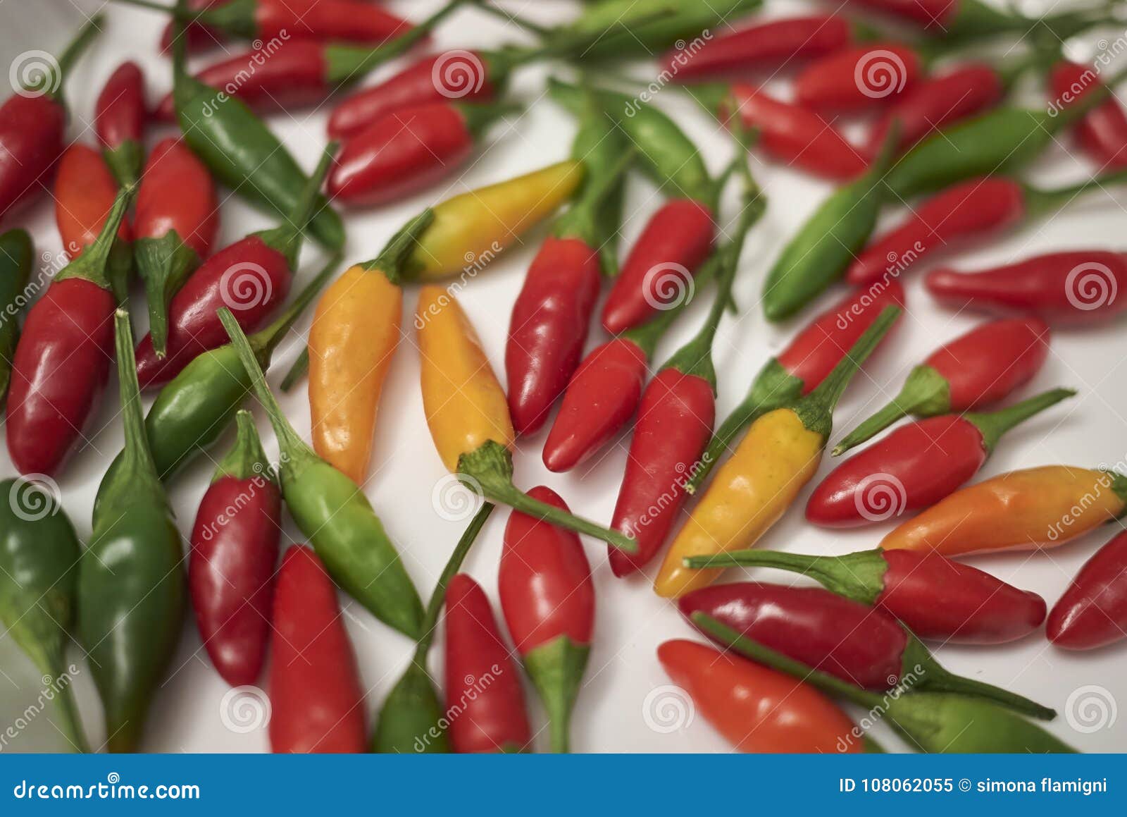 Assorted peppers stock image. Image of vegetarian, gourmet - 108062055