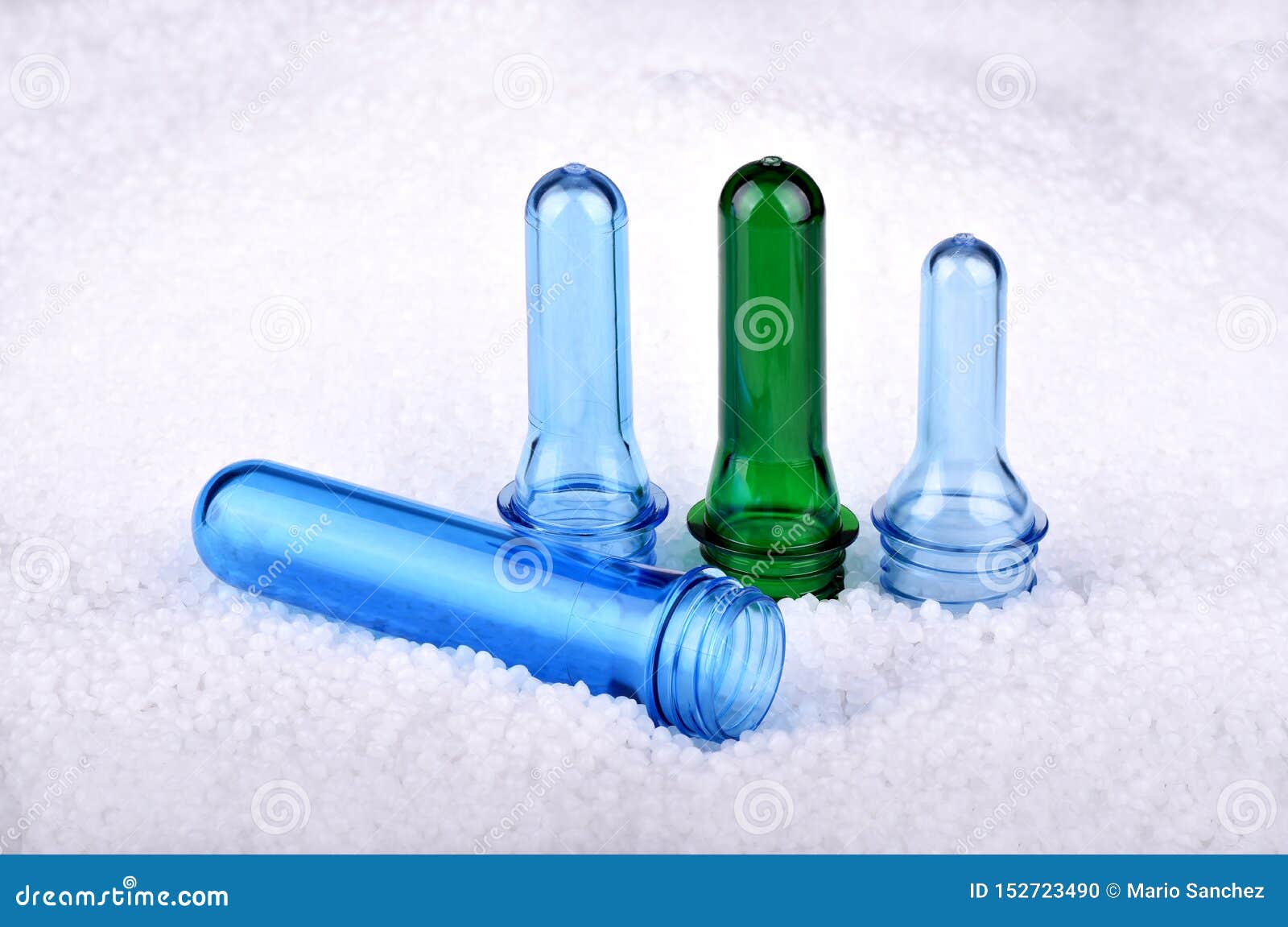 Assorted PET Preforms stock photo. Image of fitting - 152723490