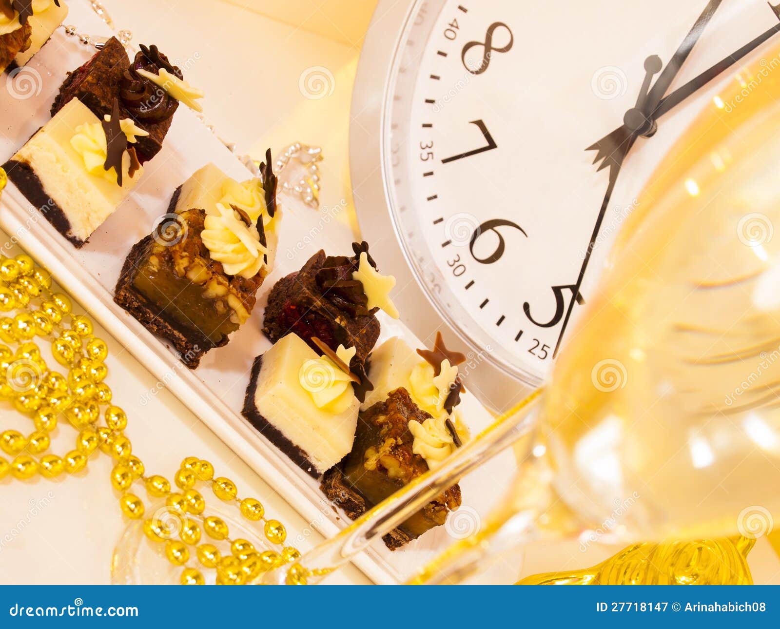 Assorted Petite Party Pastries Stock Image - Image of sweet, pastrie ...