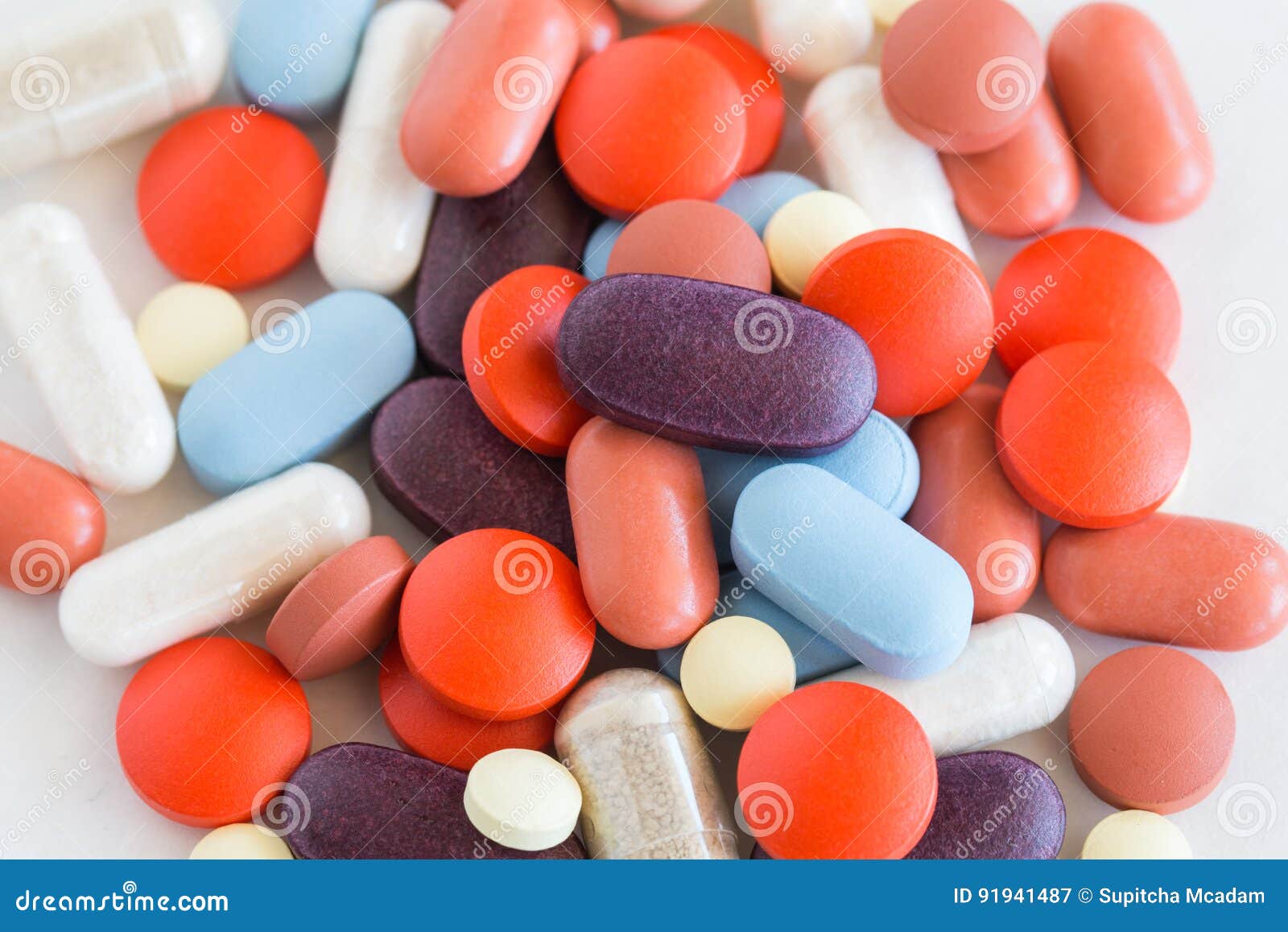 Assorted Pharmaceutical Medicine. Stock Image - Image of orange, pill ...
