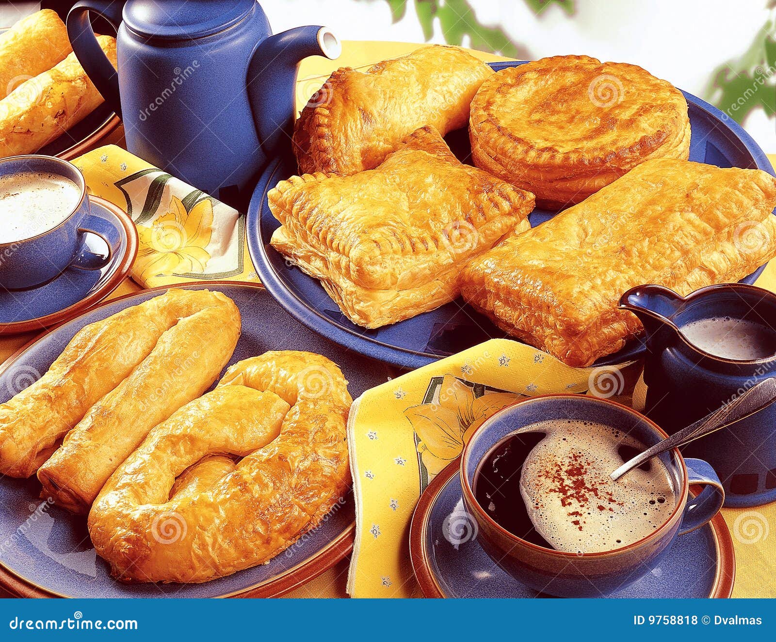 Assorted pies. stock photo. Image of breakfast, salty - 9758818