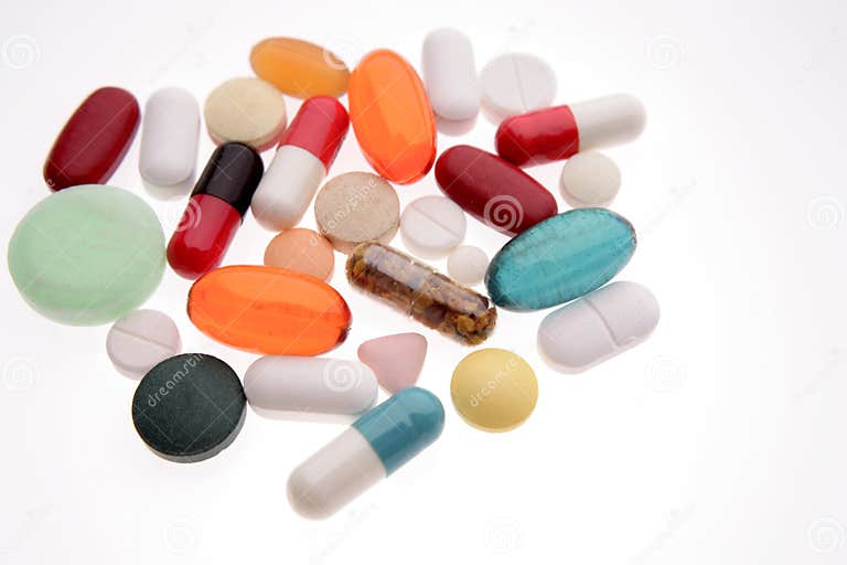Assorted pills stock photo. Image of mixed, illness, health - 3274618