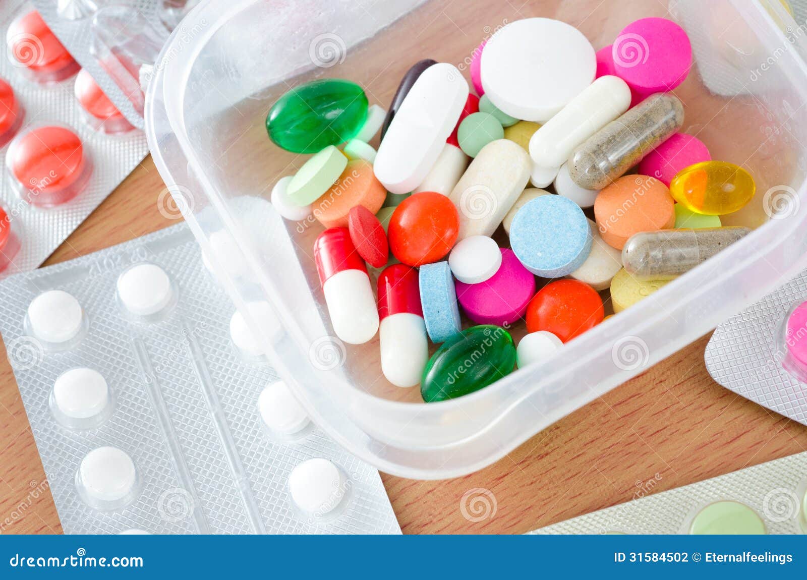 Assorted pills stock photo. Image of medication, concept - 31584502