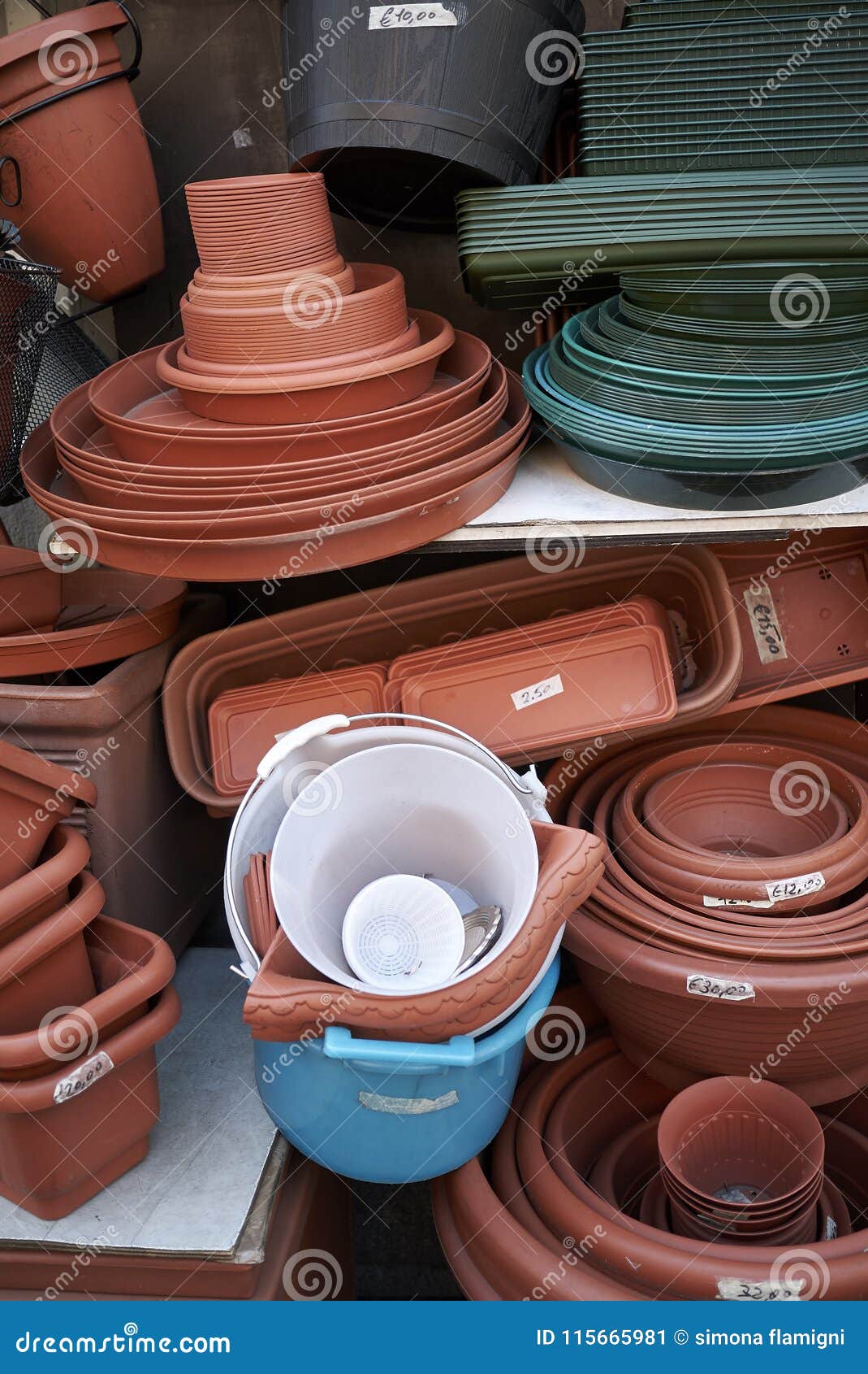 Assorted Plastic Waste Materials At A Materials Recovery Facility Ready ...