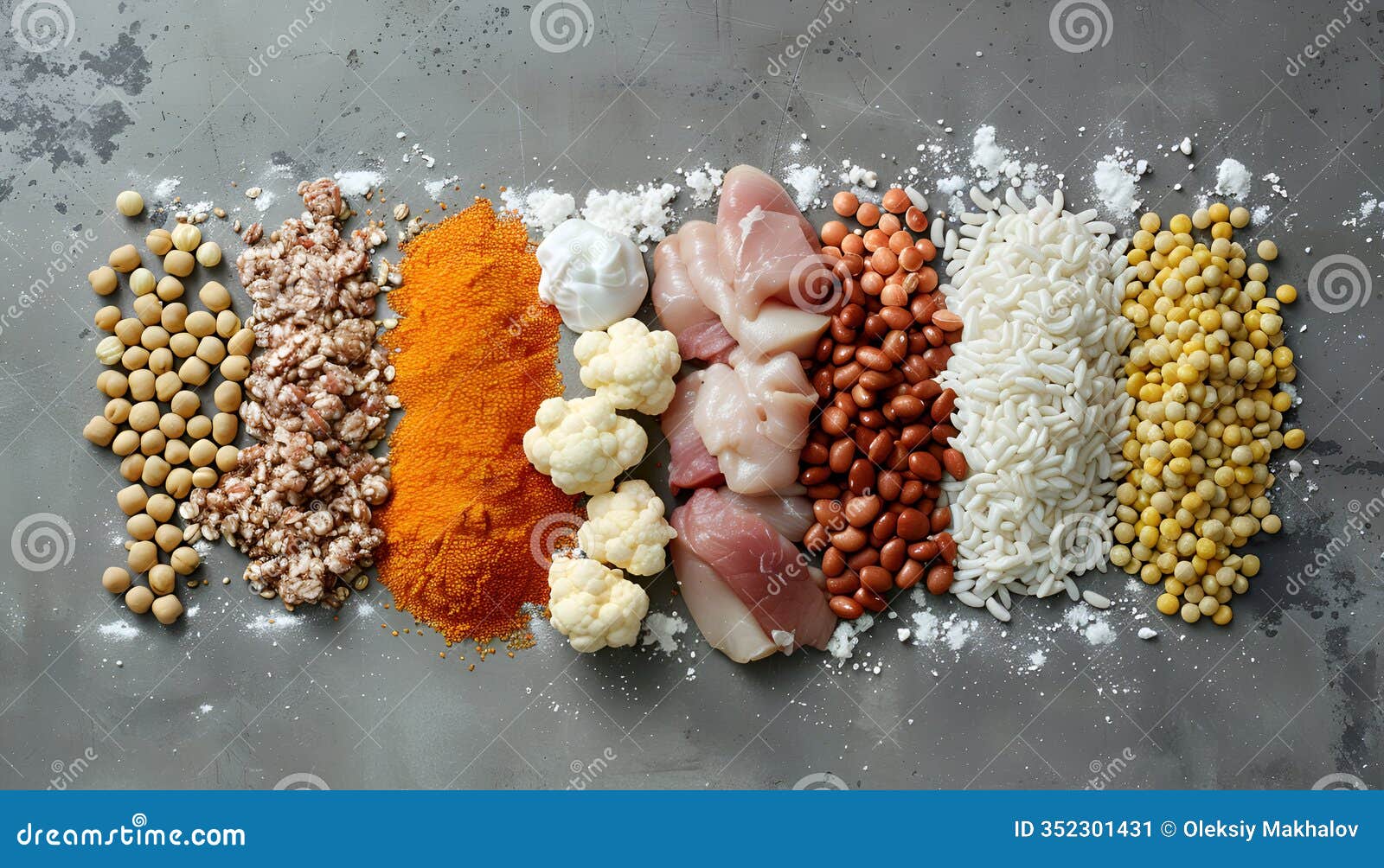 Assorted of Protein Food Source Stock Image - Image of vegetarian ...