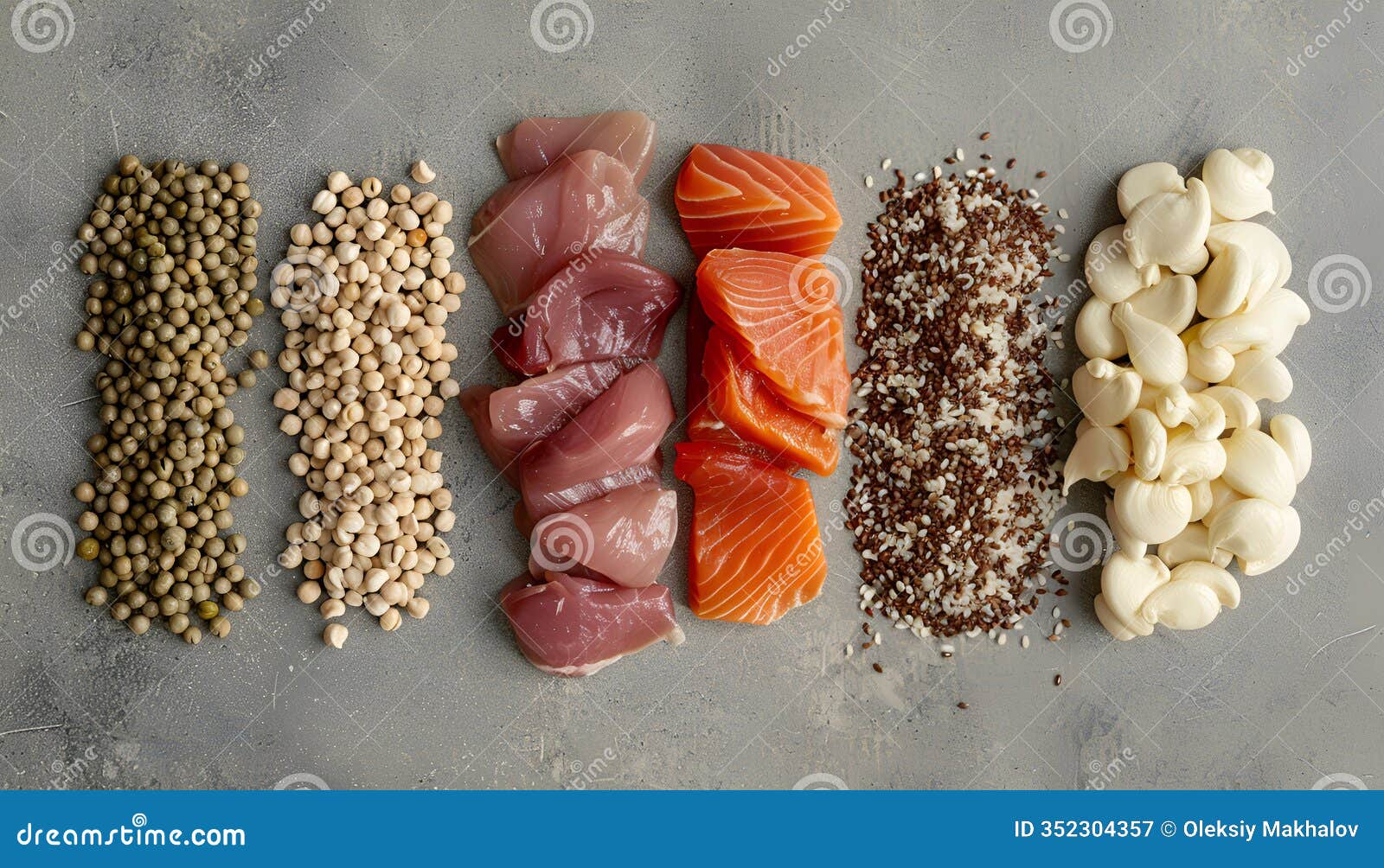 Assorted of Protein Food Source Stock Image - Image of food, diet ...